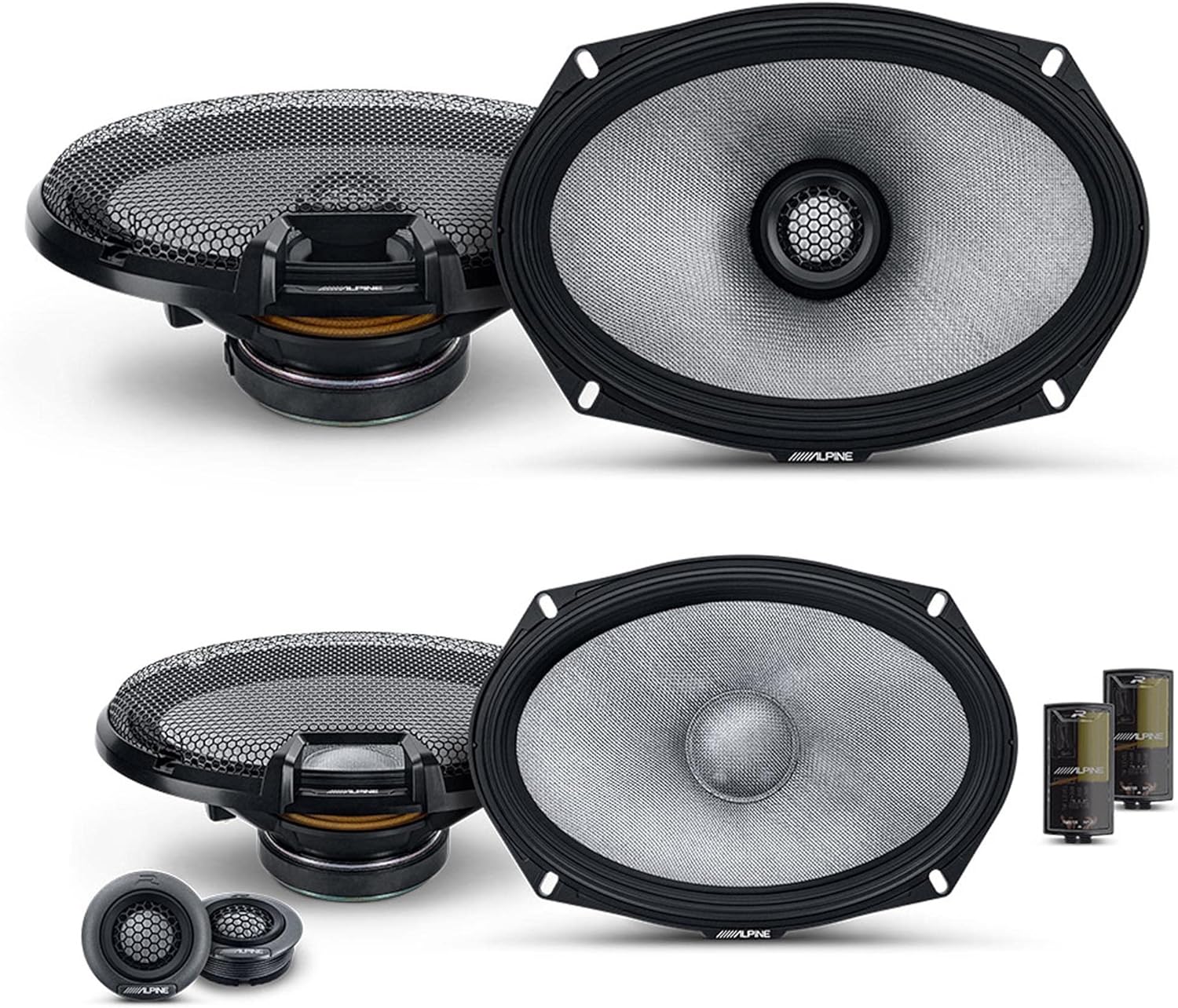 Amazon.com: Alpine 6x9 R2 High-Resolution Speaker Bundle - A Pair of R2 ...