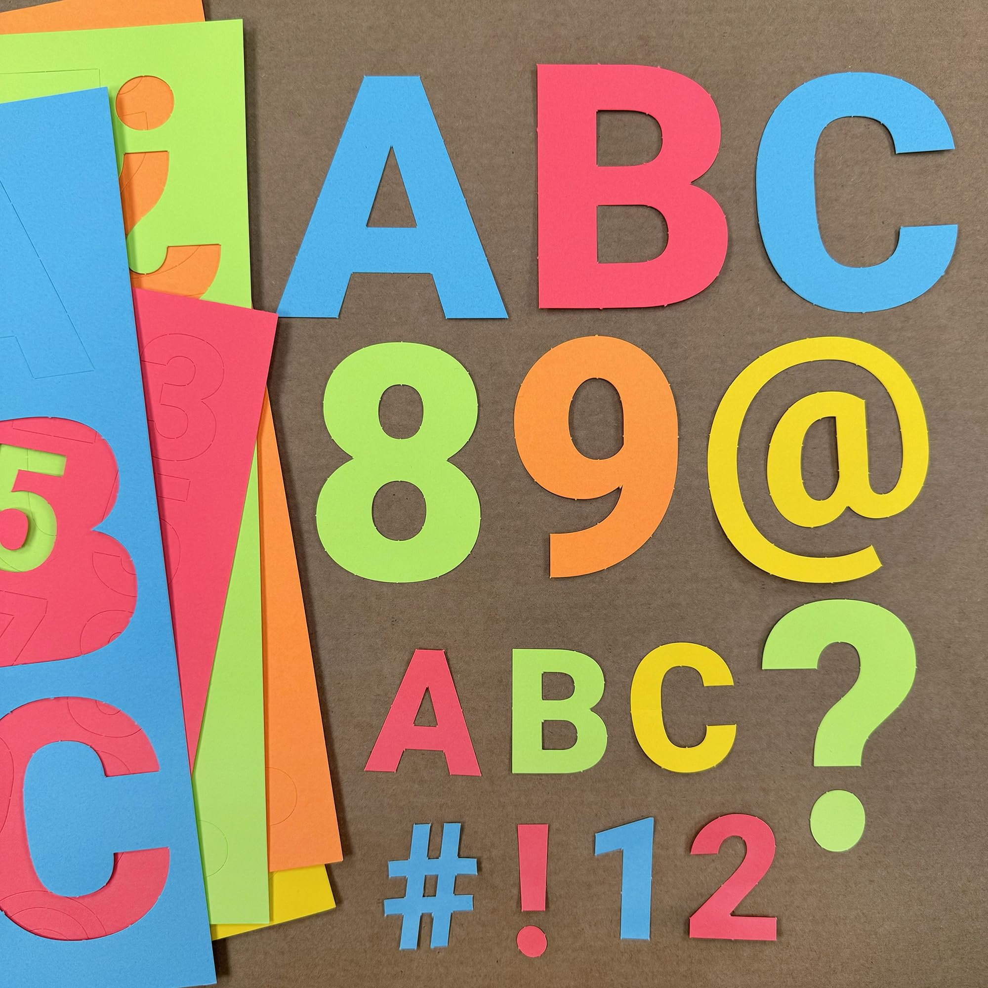Snapklik.com : Combo Pack Large & Small Bulletin Board Letters ...