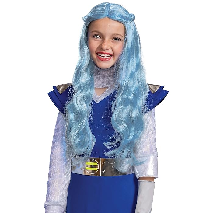 Buy Addison Alien Wig for Kids, Official Disney Zombies Costume ...