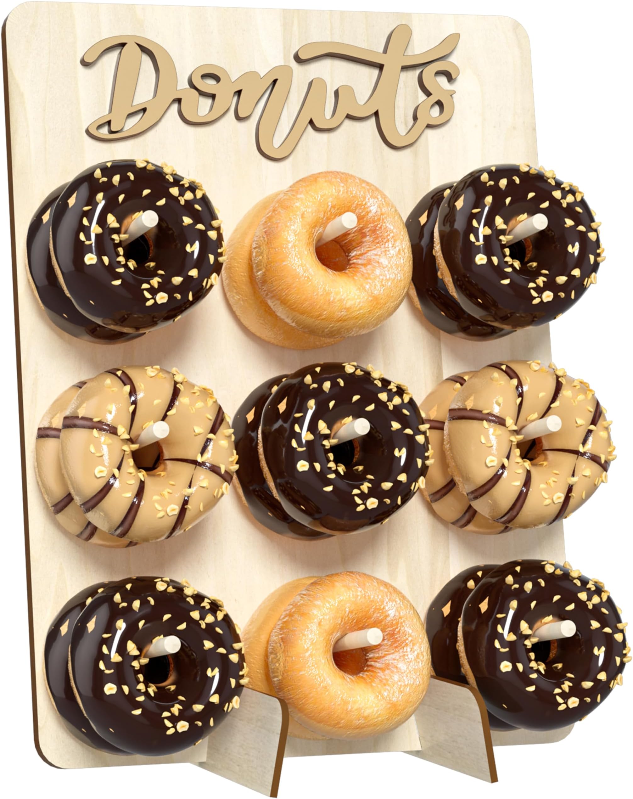 Amazon.com: Donut Wall Display Stand - Acrylic Donut Stand Holds 50 ...