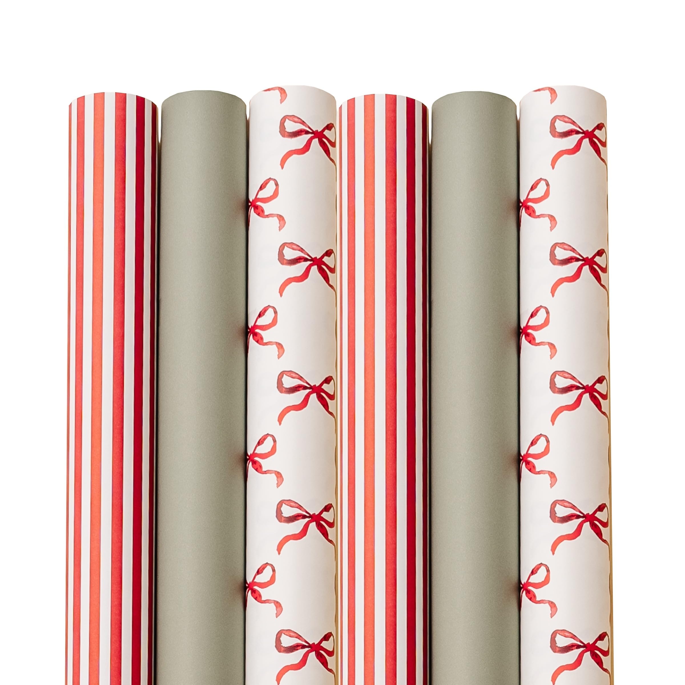 Amazon.com: Merry Market 6-pack Premium Matte Christmas Wrapping Paper ...