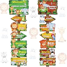 20 Pieces Safari Jungle Party Sign Animal Signs Philippines | Ubuy