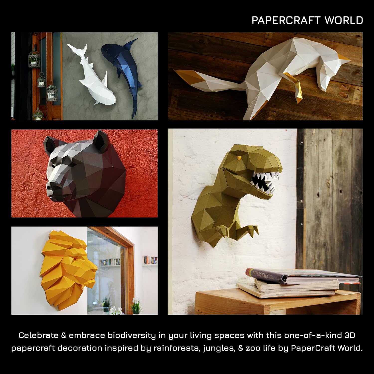 PaperCraft World – Rompecabezas 3D para bricolage, kits para adultos ...