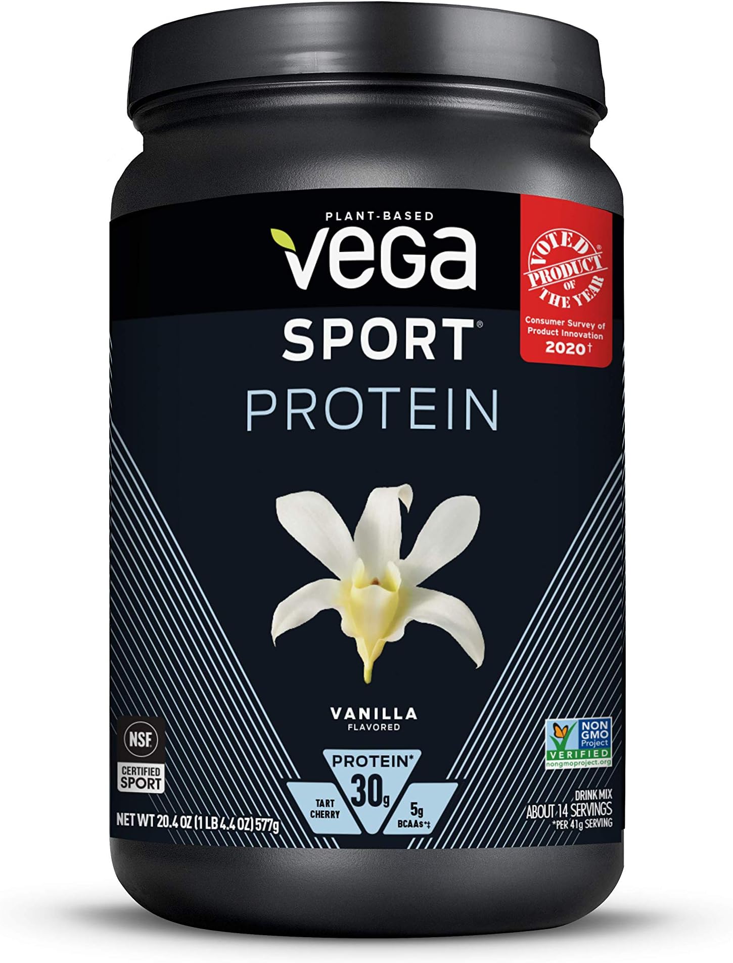 Amazon.com: Vega Sport Protein Powder Vanilla (14 servings, 20.4 oz ...