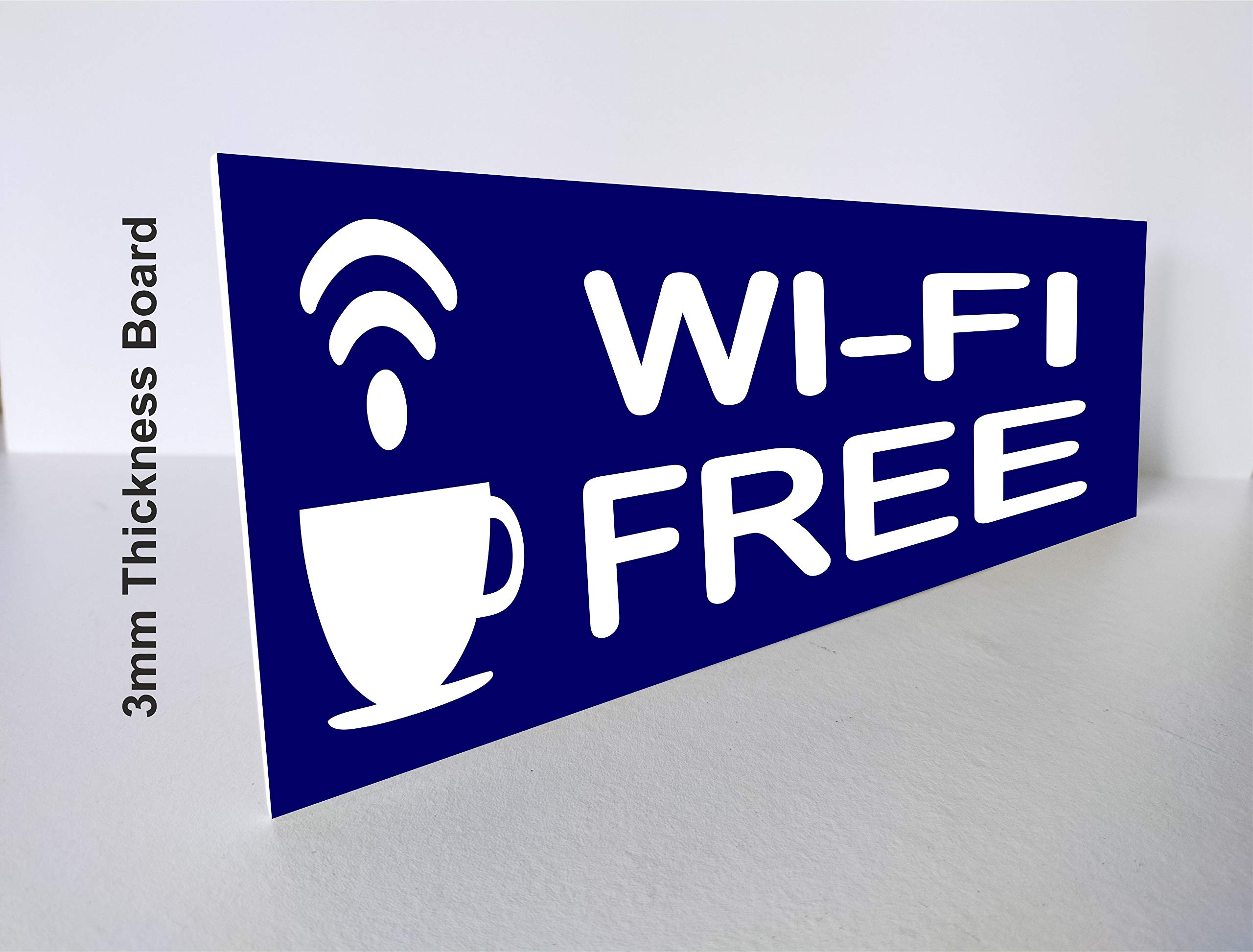 Buy SIGN EVER Free Wifi Sign Boards For Cafe Restaurant Shop Office ...