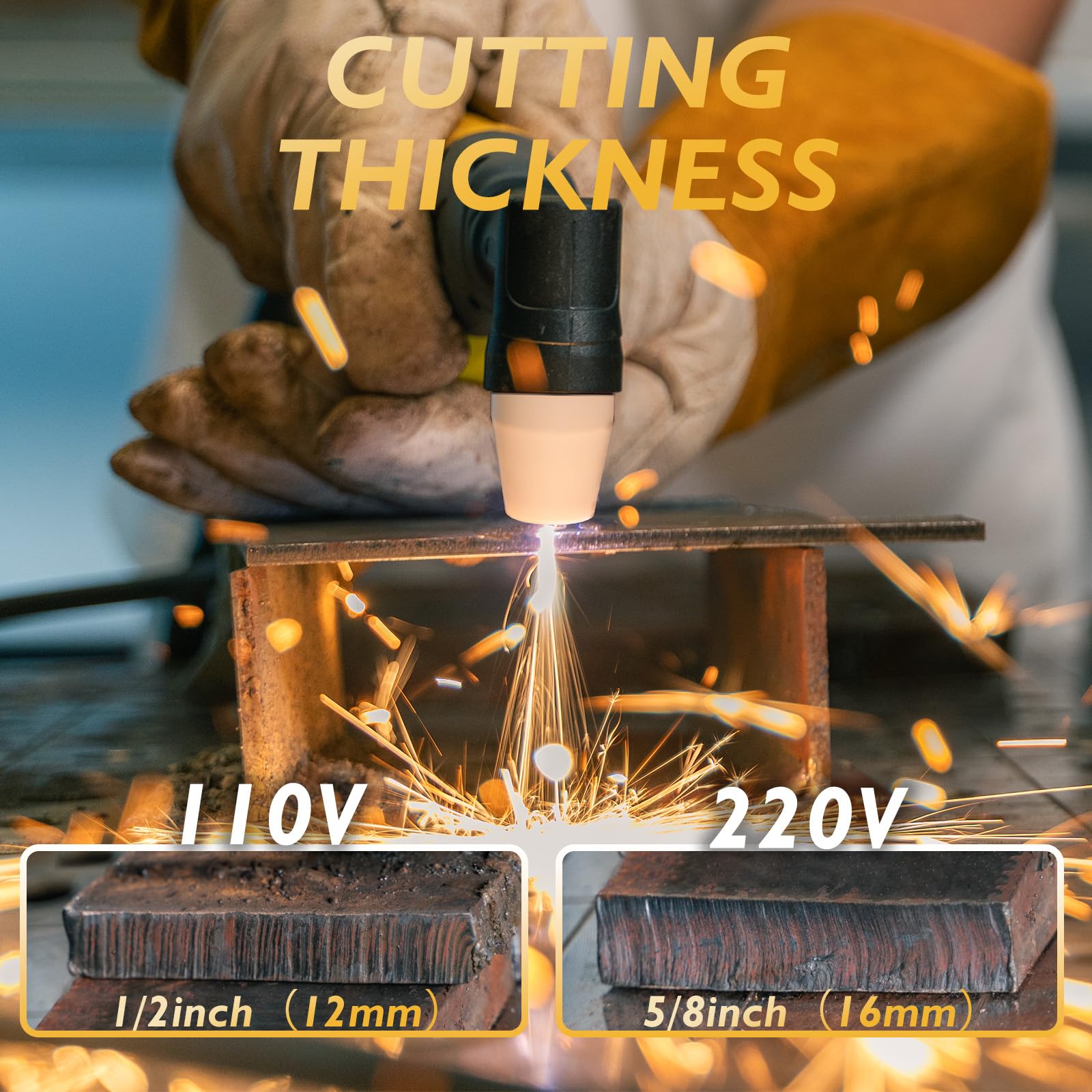 Snapklik.com : TOOLIOM Large LCD Display Plasma Cutteri14, 50A Dual ...