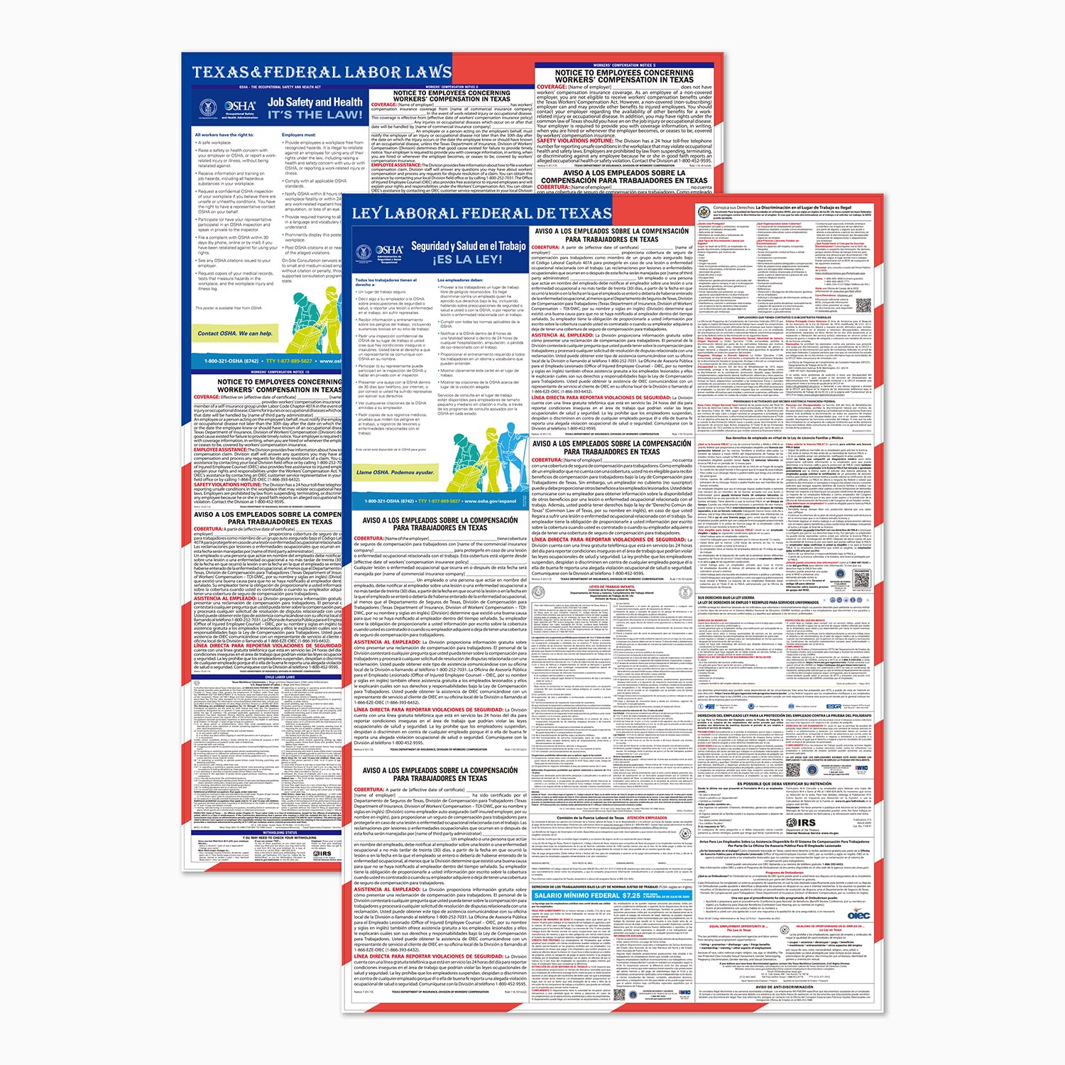 2025 Labor Law Poster California 2025 Texas Labor Law Posters ...