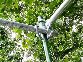 Amazon.com: 20 PCS 1"x1" O.D. Cross-Connector Vertical Pipe Clip ...