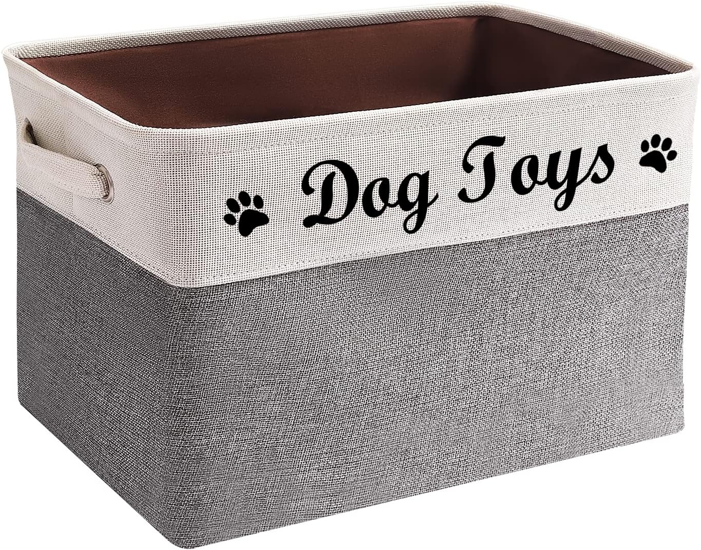Pet Supplies : Tomlster Dog Toy Box Large - Dog Toy Basket, Collapsible ...