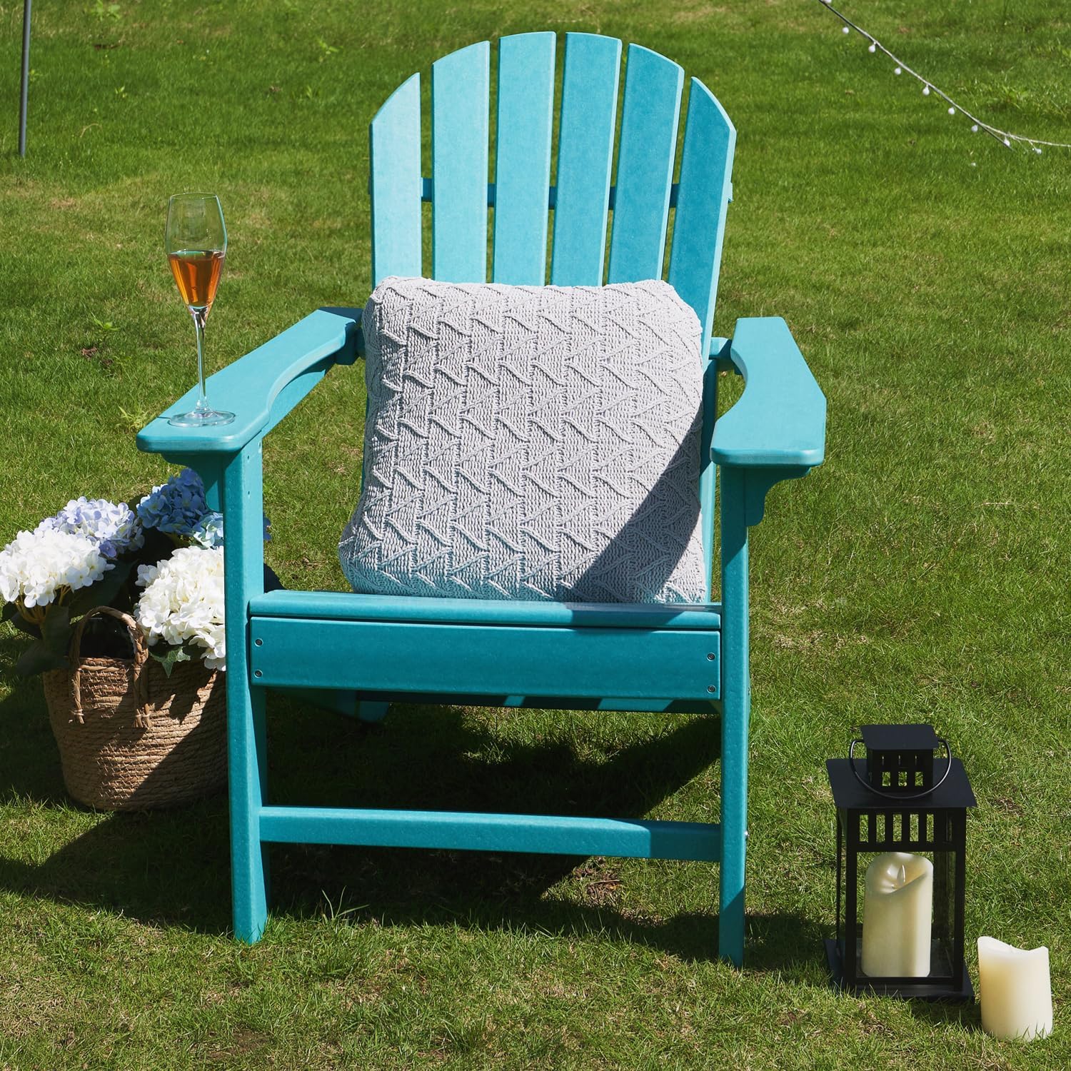 Amazon.com : OTSUN Adirondack Chair, Fire Pit Chair Weather Resistant, Ergonomic, Arm Rest ...