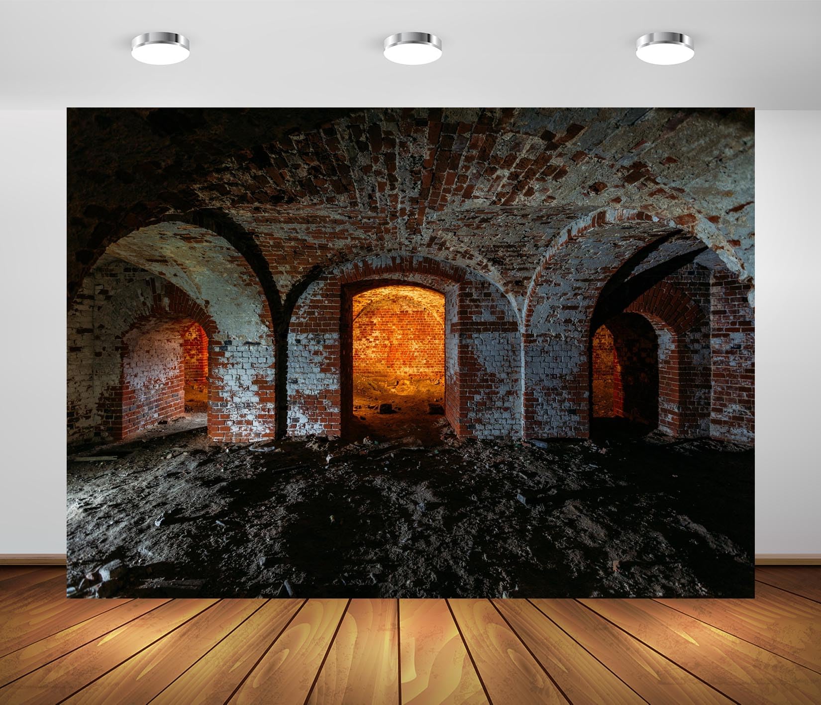 Medieval Backdrop BELECO 12x10ft Fabric Medieval Dungeon Torture ...