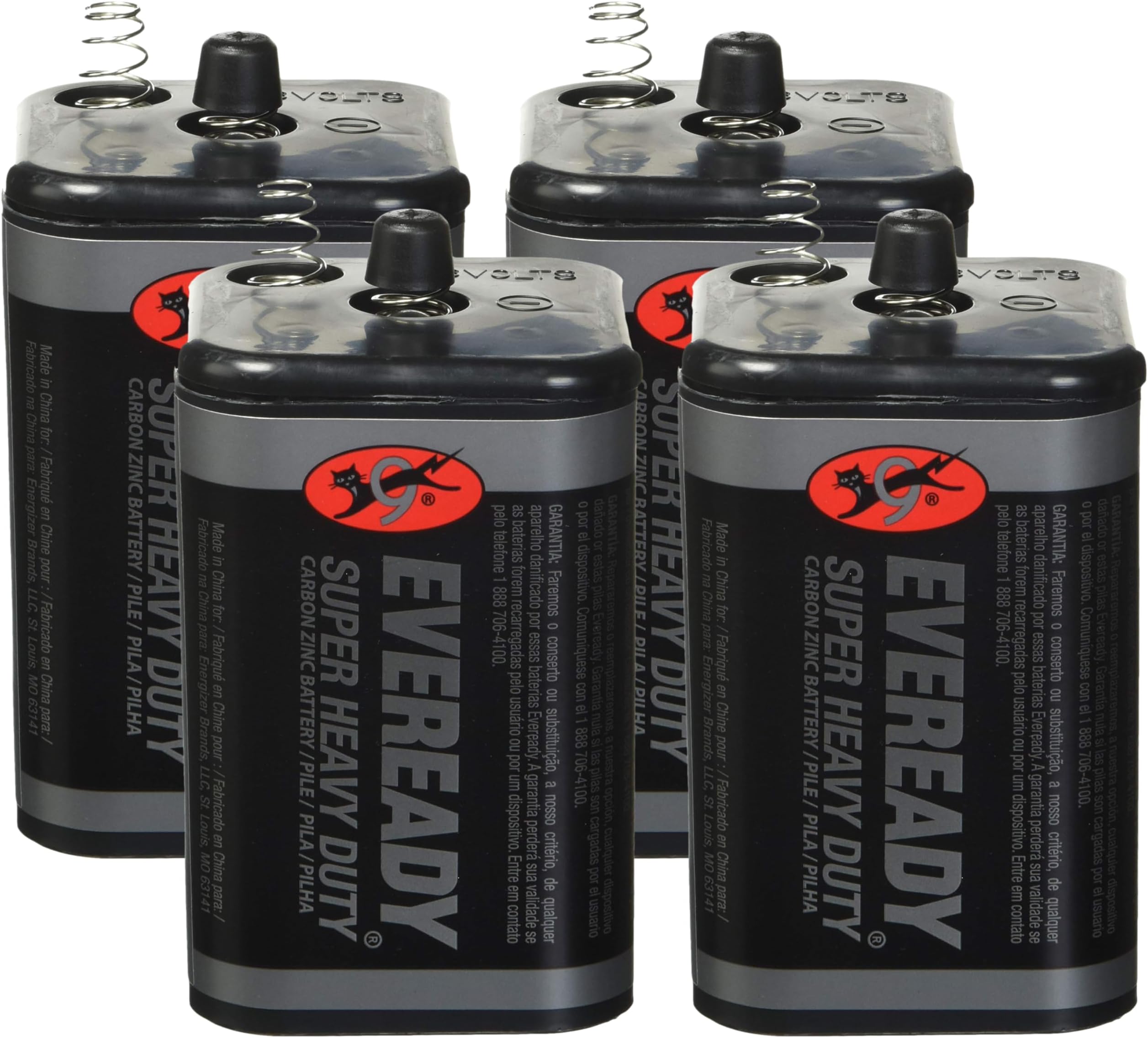 Amazon.com: Eveready 6V Battery, Super Heavy Duty 6 Volt Battery, 1 ...
