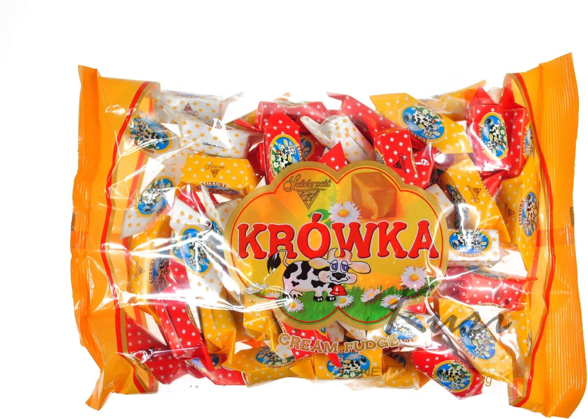 Amazon.com : Krowka Mleczna Milky Cream Fudge Candy 250g/8.8oz Korovka ...