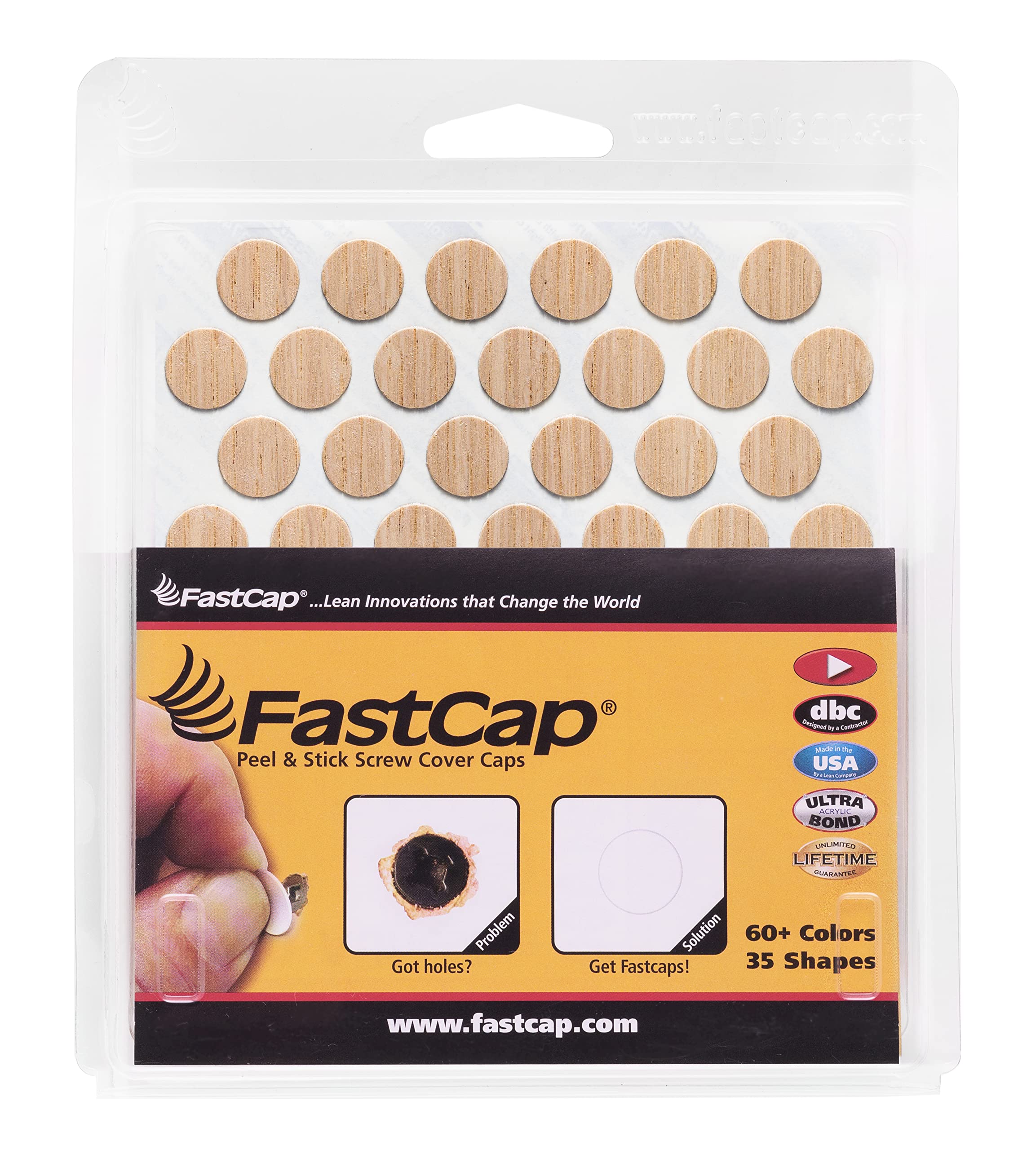 Amazon.com: FastCap - Screw Hole Covers, 9/16" (14mm) Round Stickers ...