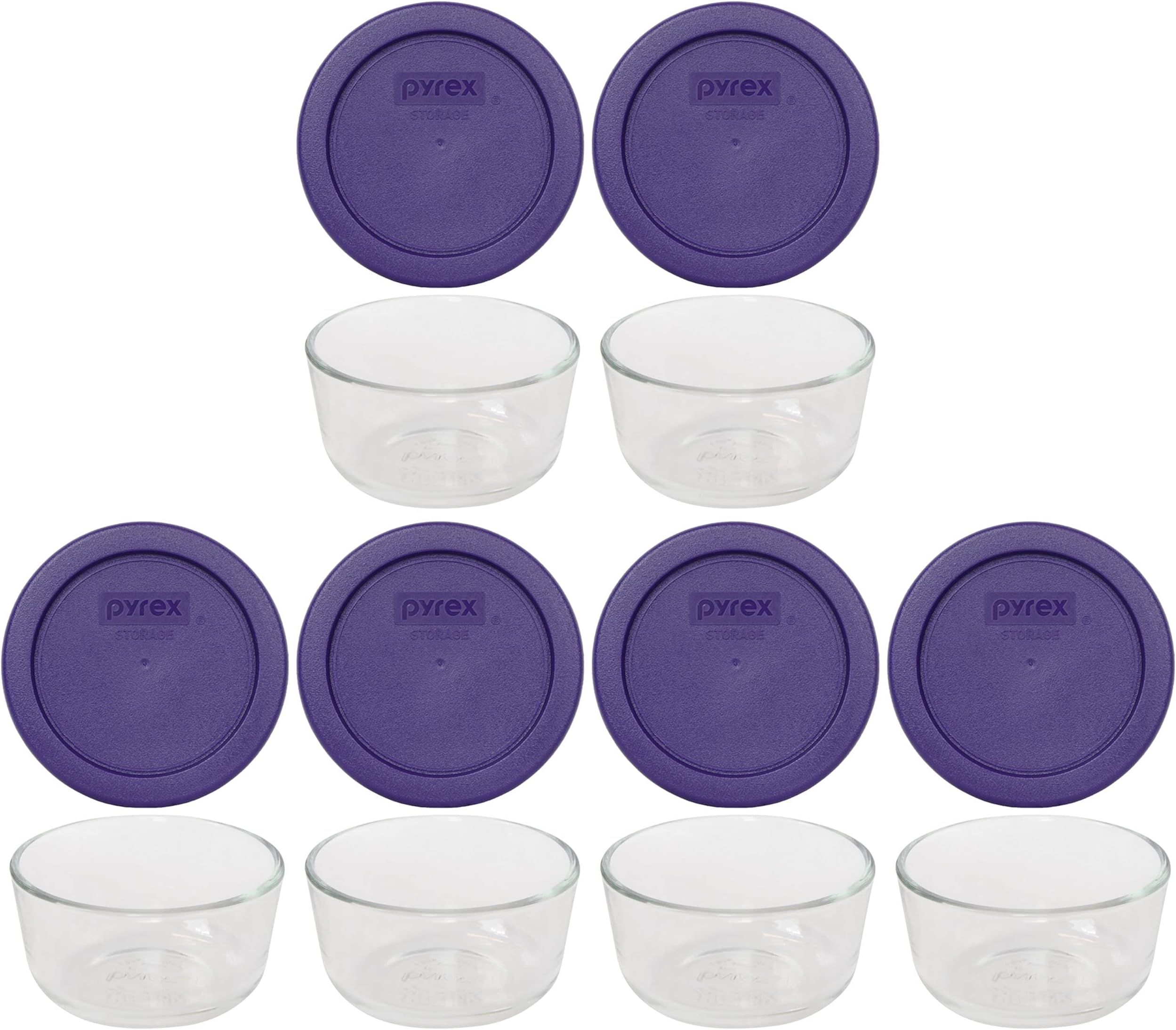 Amazon.com: Pyrex Simply Store 7200 Round Clear Glass Storage Container ...