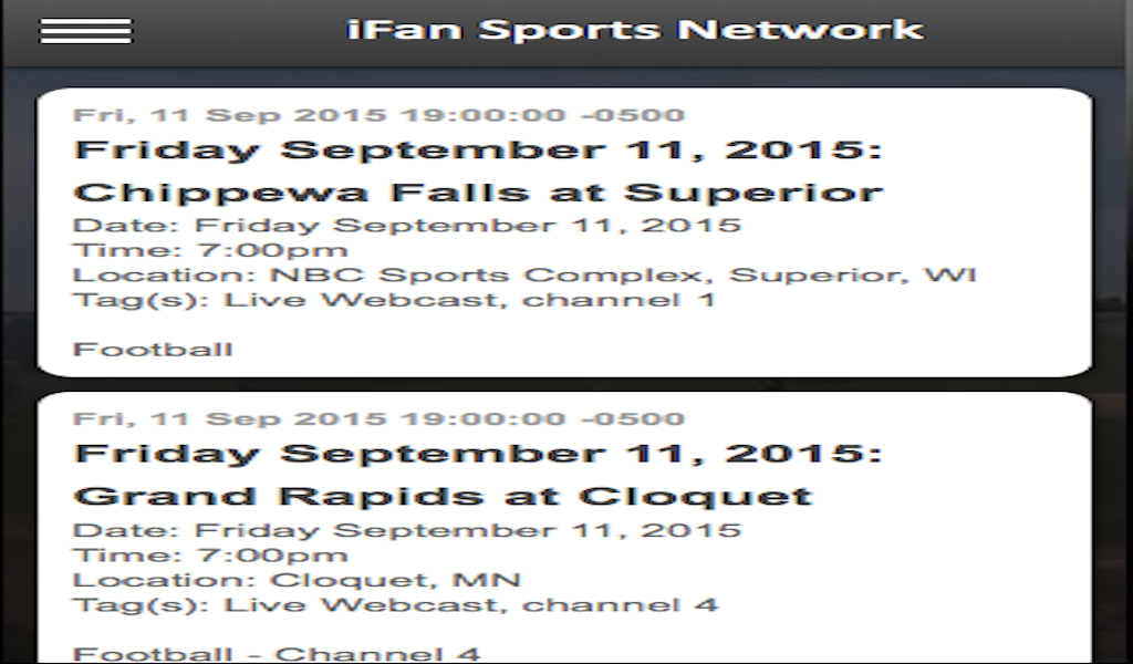 iFan Sports Network - App on the Amazon Appstore