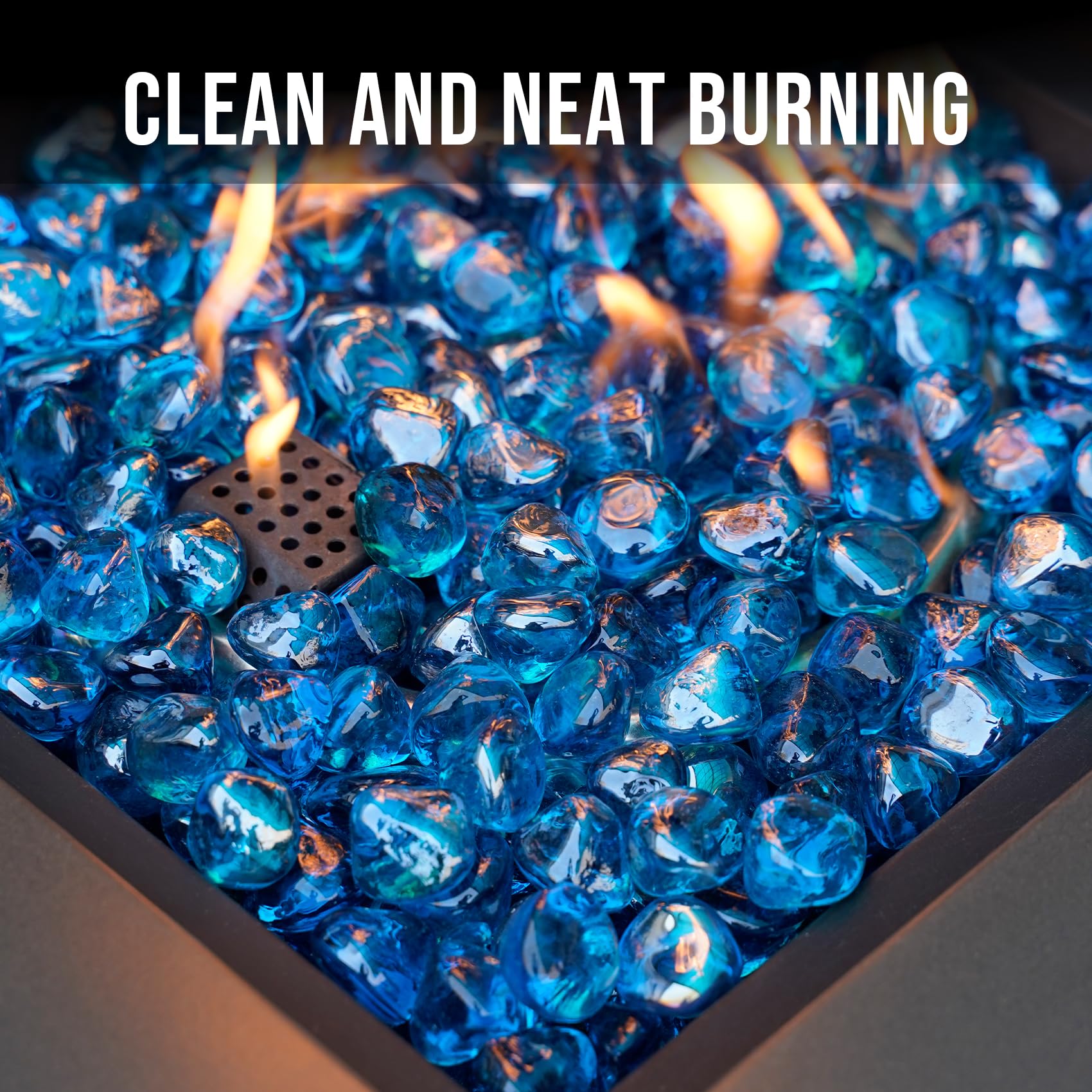 Snapklik.com : Skyflame 10-Pound Fire Glass Diamonds For Fire Pit ...