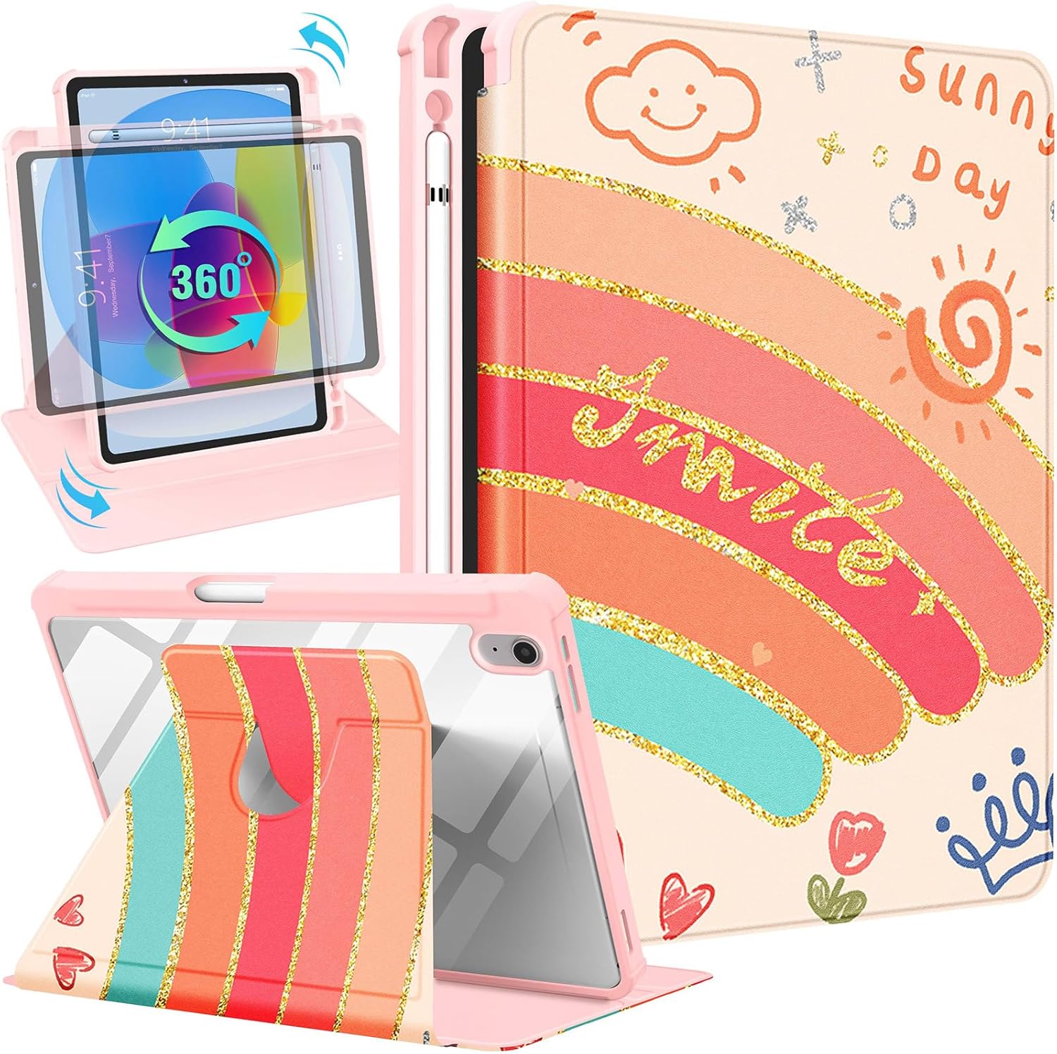 Amazon.com: Uppuppy for iPad A16 Case - for iPad 10th Generation Case ...