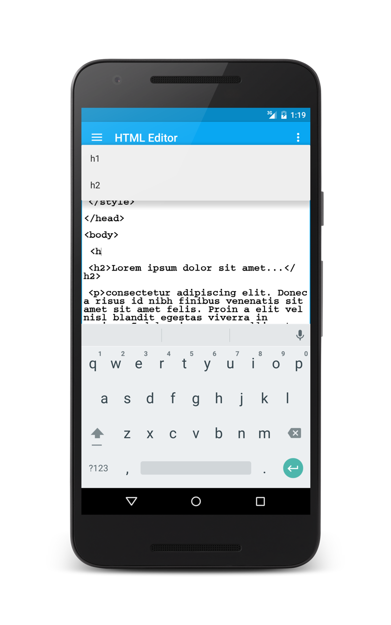 HTML Editor and Viewer - App on Amazon Appstore