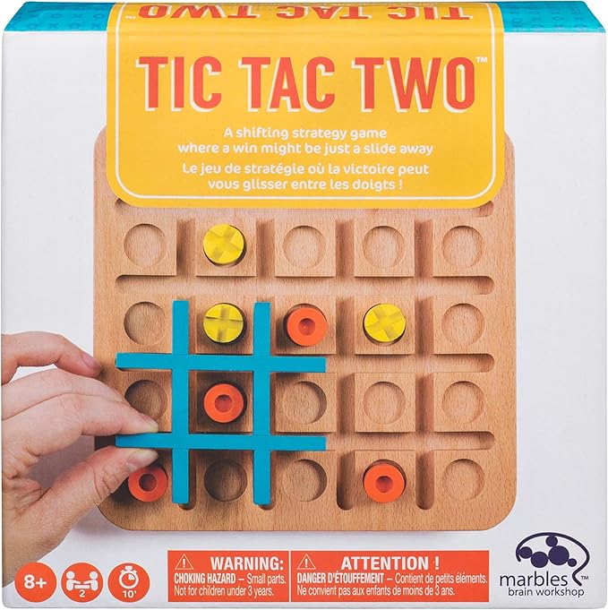 Amazon.com: Tic Tac Two – Strategy-Based Board Game for Families : Toys ...
