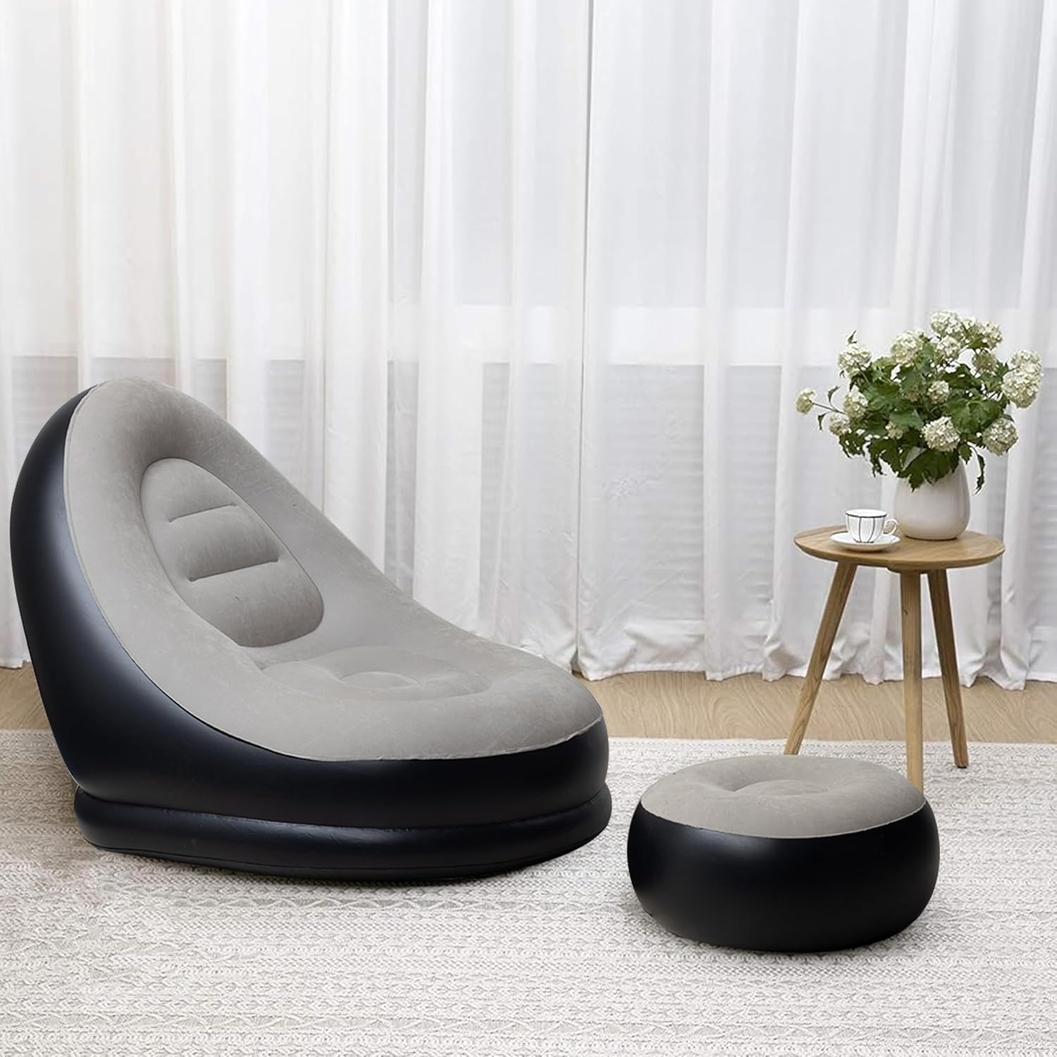 Robustt PVC Inflatable Recliner Sofa with Air Pump for Ultimate ...