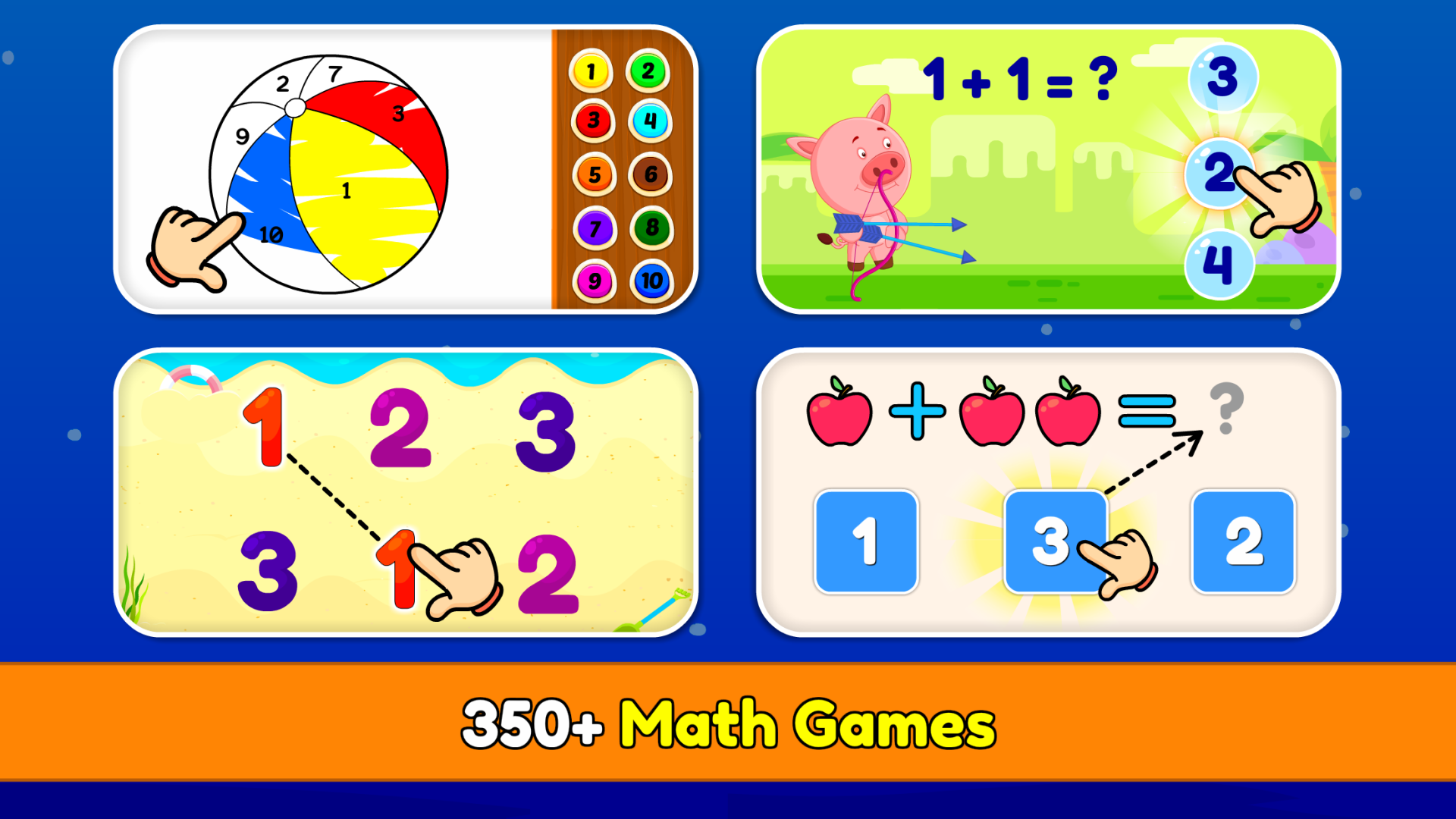 Maths Games - 123 Numbers and Counting Games for Kids - App on Amazon ...