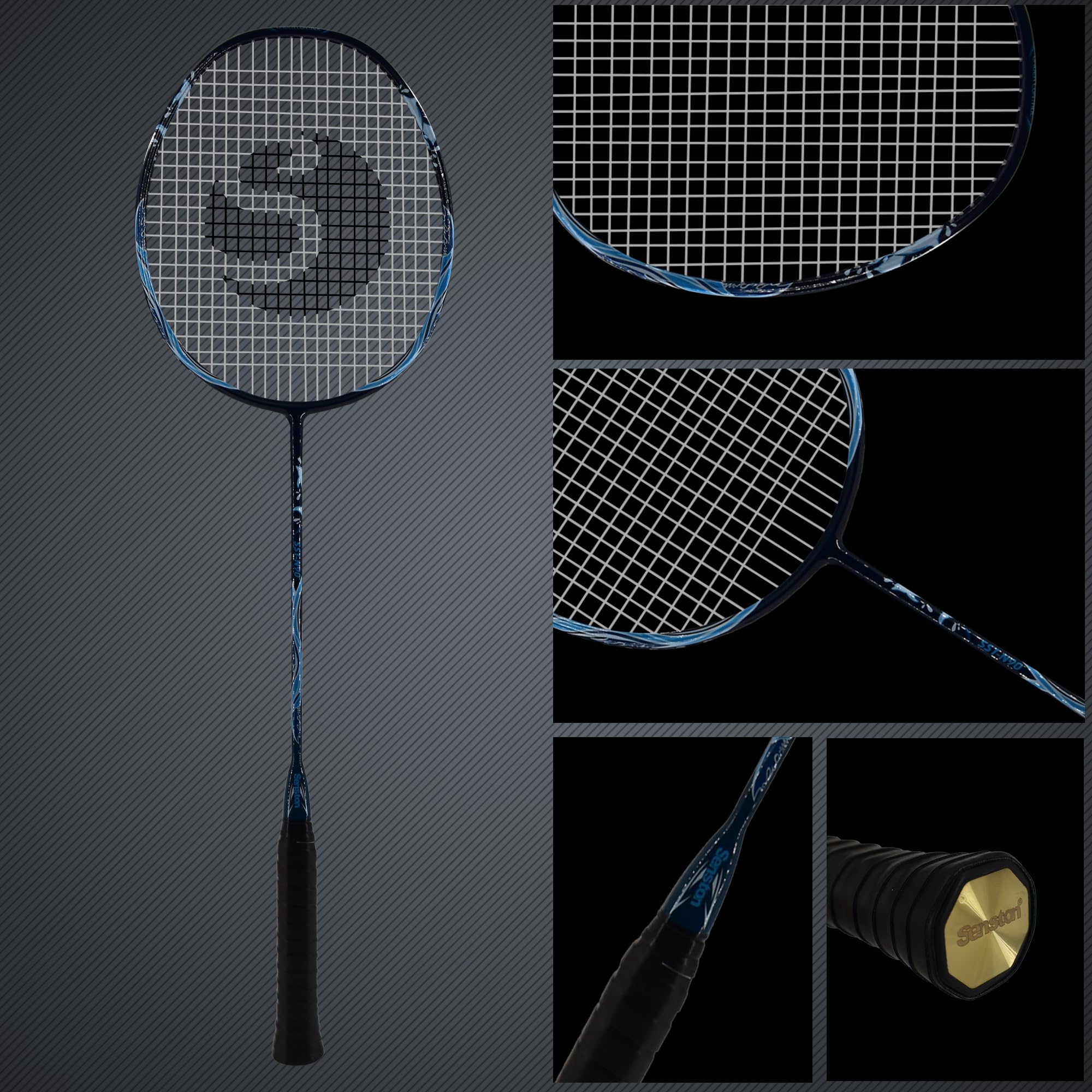 Snapklik.com : Senston N90-2 Pack Badminton Racquet, Professional Full ...