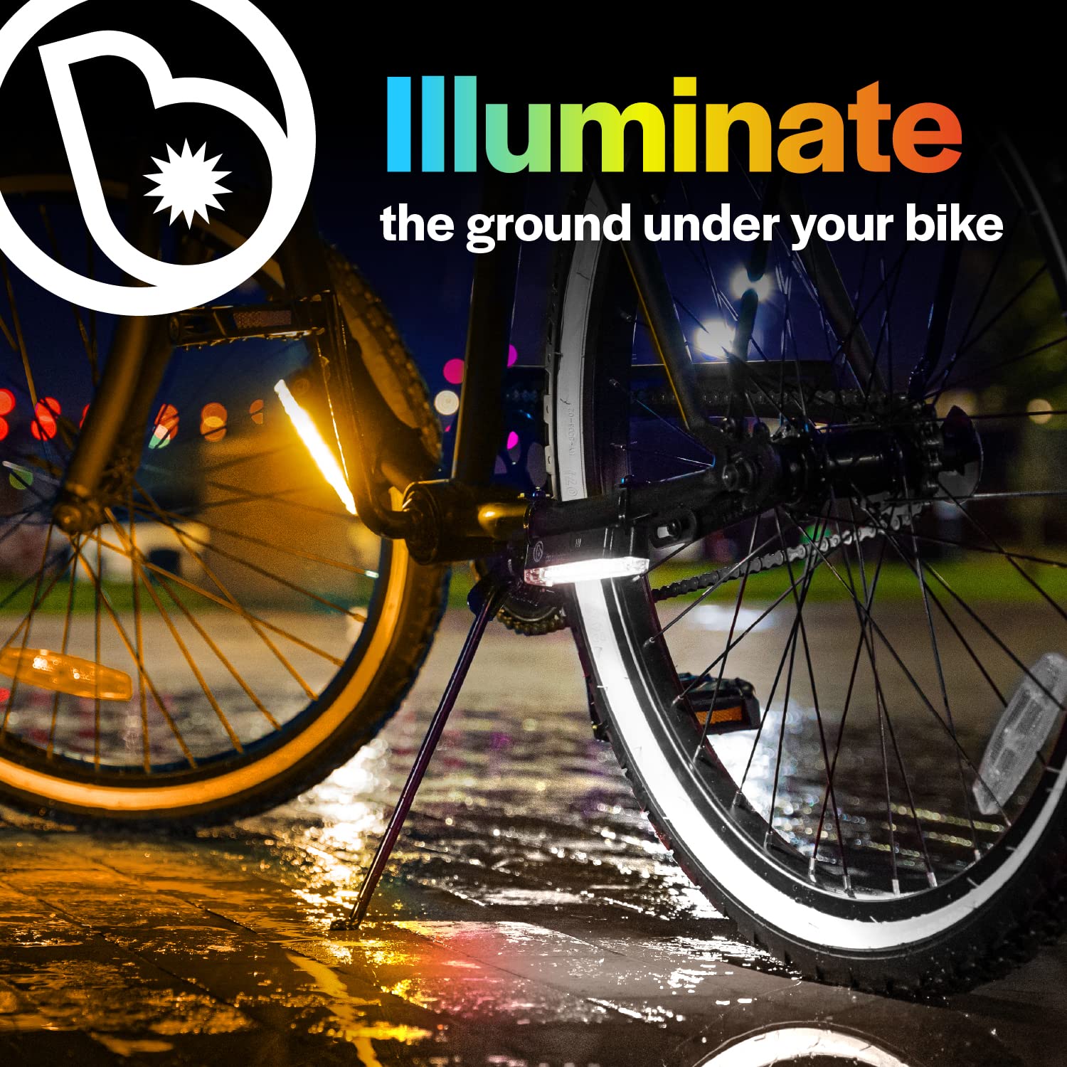 Snapklik.com : Go LED Bike Frame Light, Yellow - Cool Underglow Bike ...
