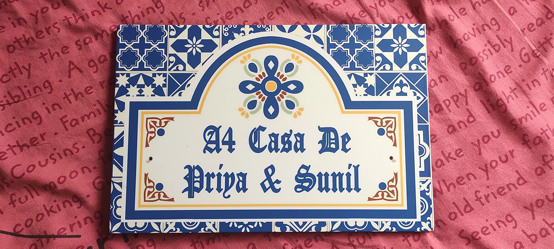 Nutcase Personalized Name Plates for Home - Customized Outdoor ...