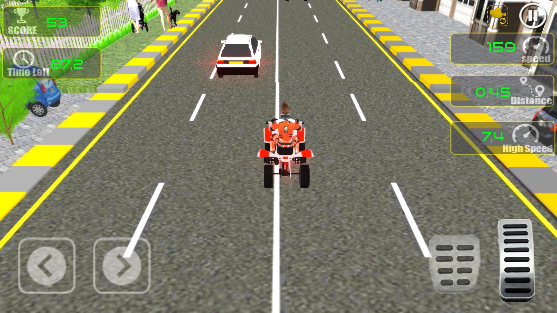 Simulator Quad driving Bike extreme City highway Racing rider - App on ...