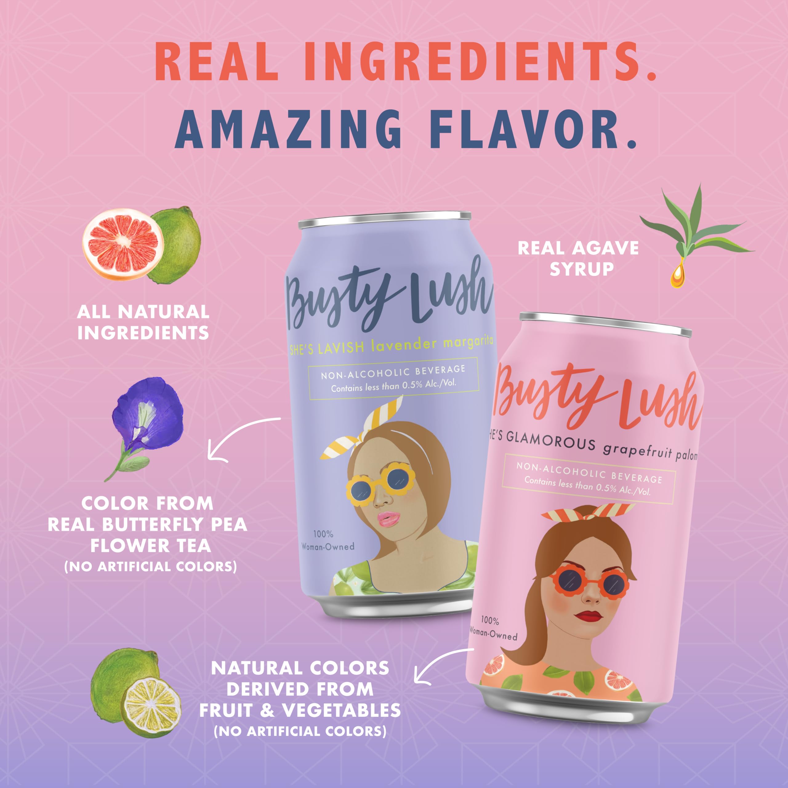 Snapklik.com : Busty Lush Craft Mocktails Non-Alcoholic Sparkling ...