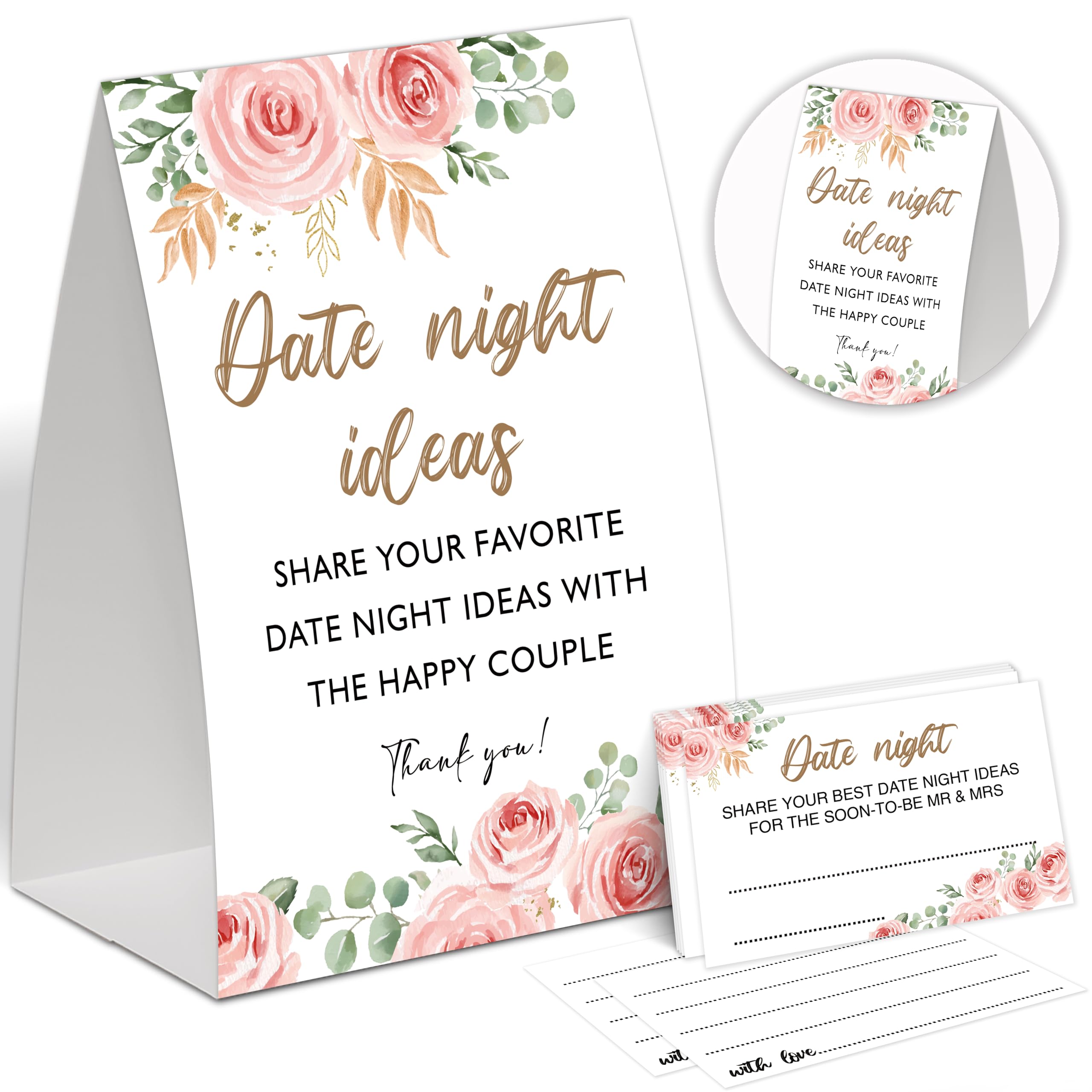 Wedding Shower Date Night Ideas Personalised Date Night Card Game