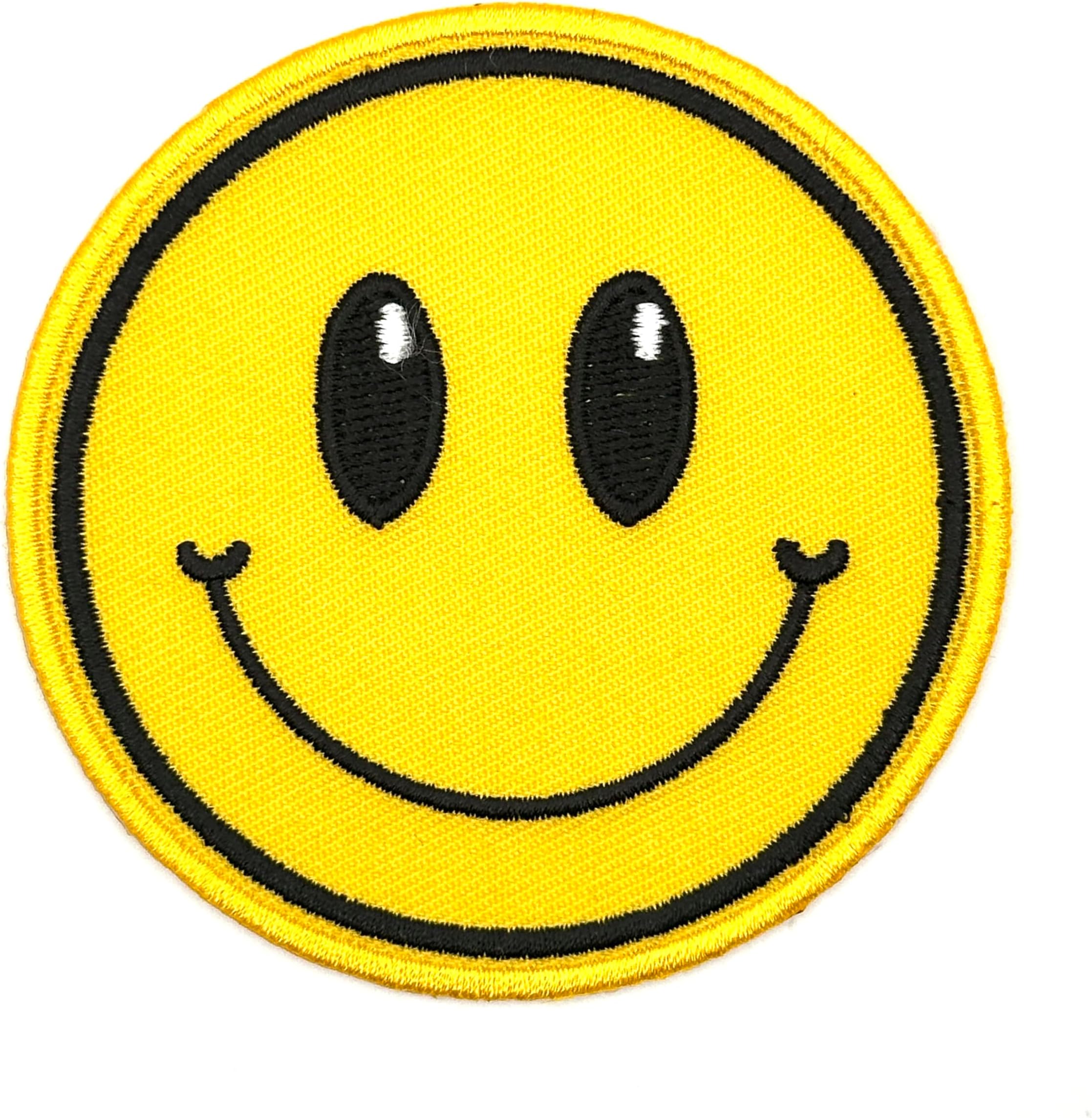 Amazon.com: Papapatch Happy Smile Fun Hippie Retro Embroidered Sew Iron ...