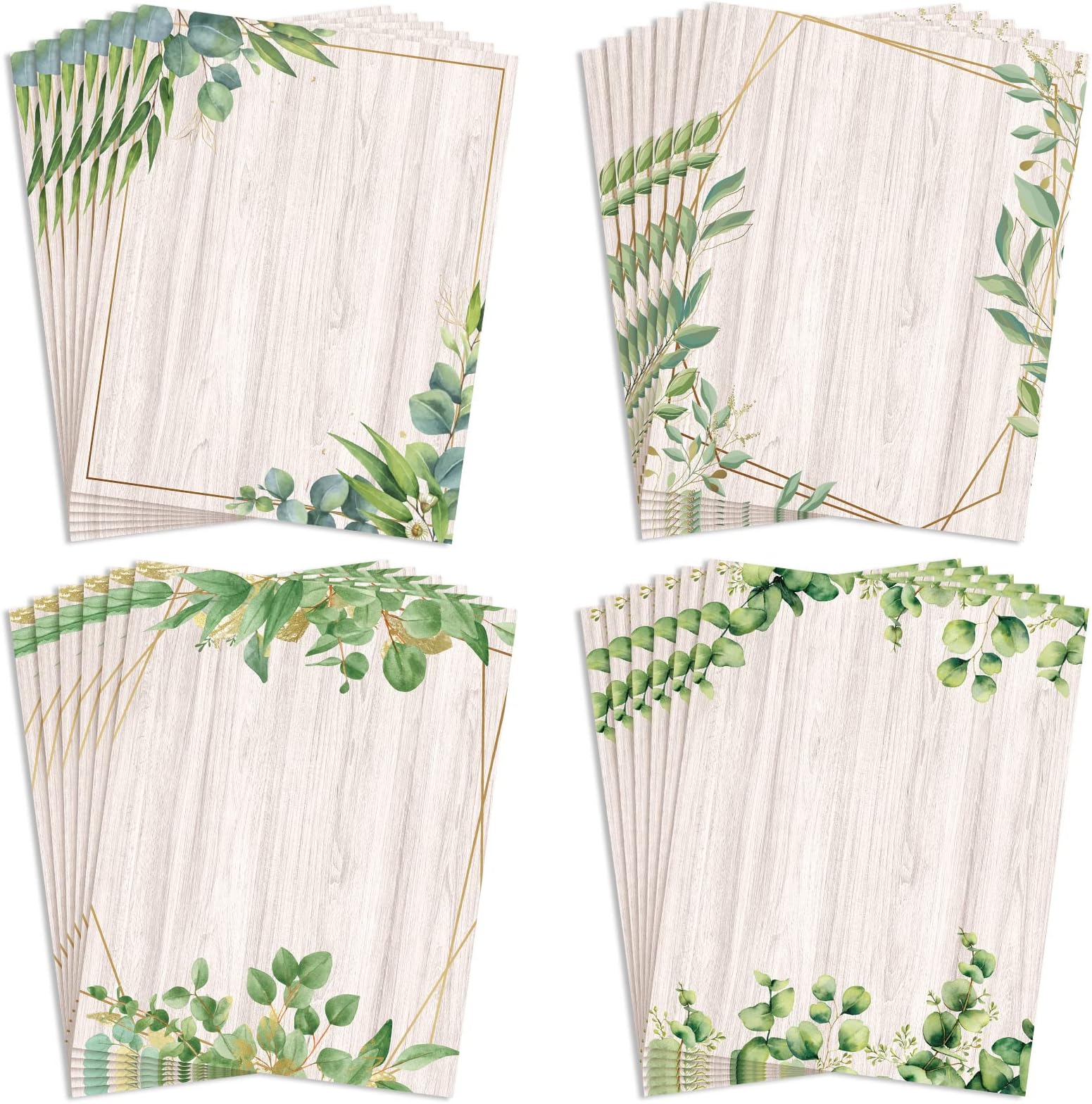 Amazon.com : Teling 48 Sheets Decorative Printer Paper Writing ...