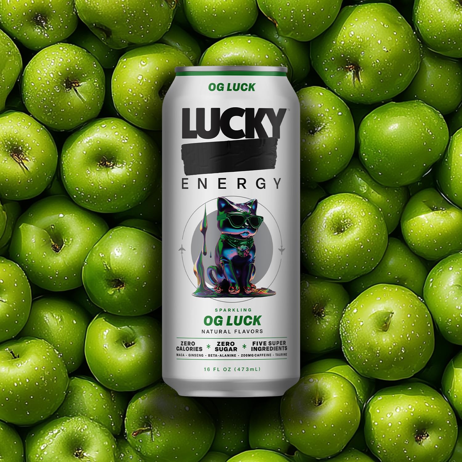 Snapklik.com : Lucky Energy Sugar Free Energy Drinks, OG Luck, 16oz ...