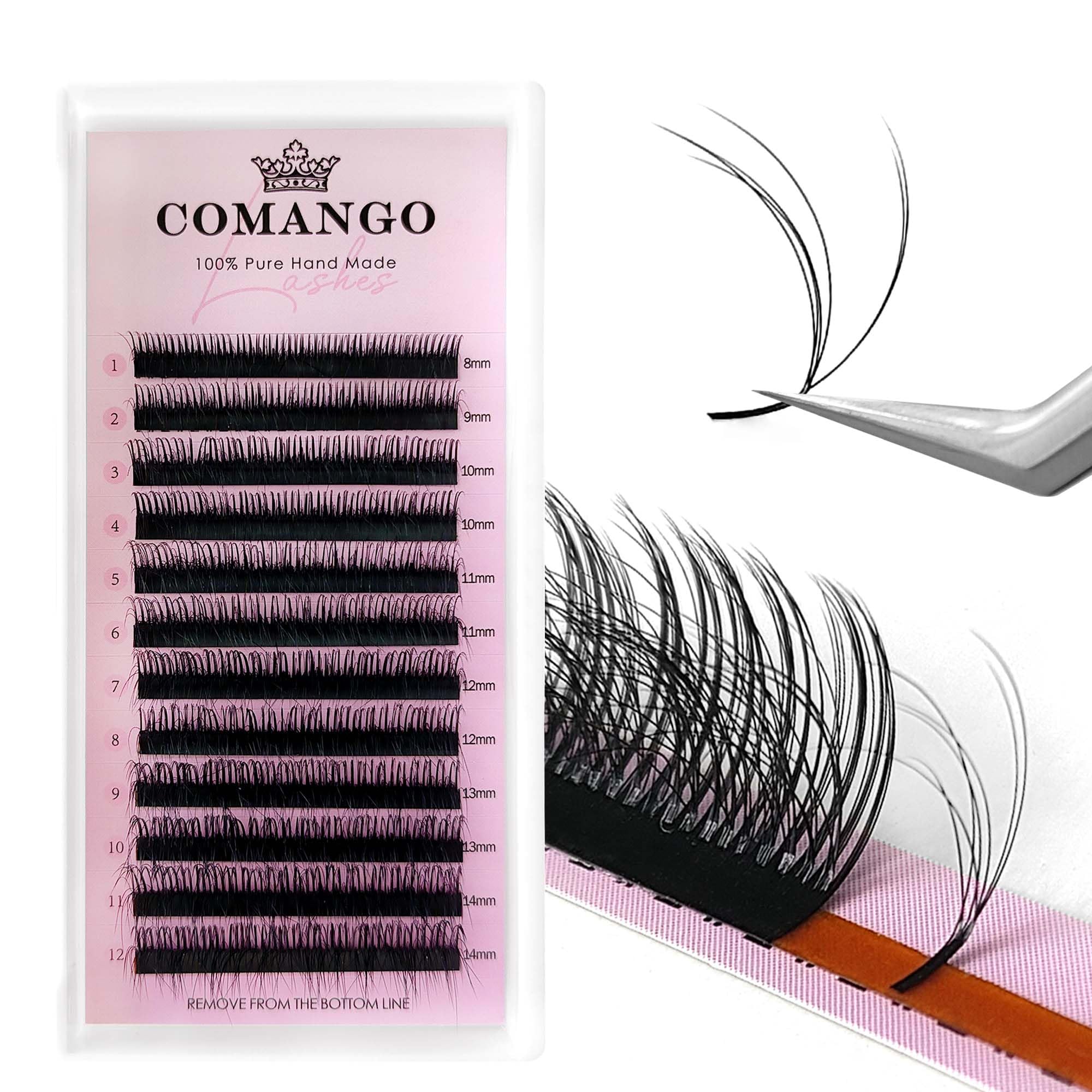 Amazon.com: Multi-Layer 3D Wild Fluffy Lashes Camellia Eyelashes ...