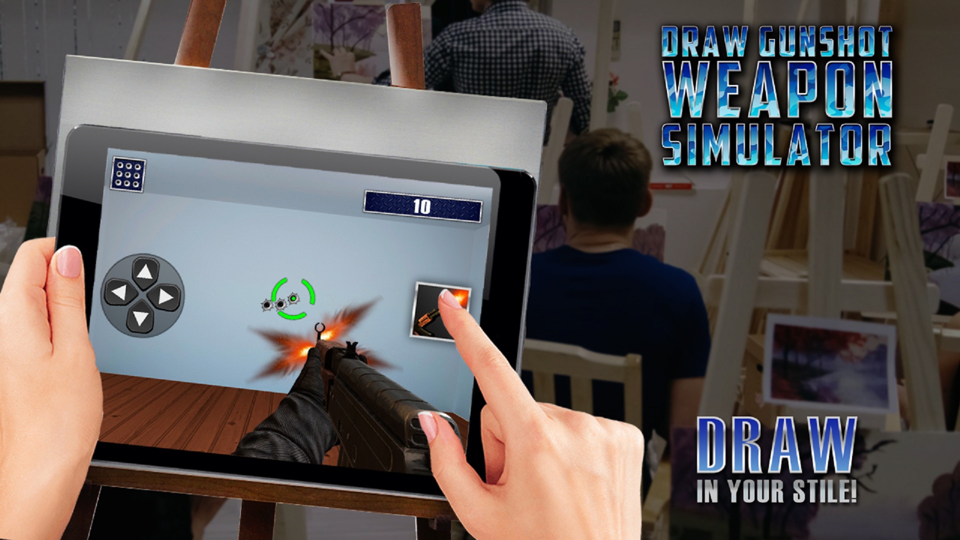 Aplicación Draw Gunshot Weapon Simulator en Amazon Appstore