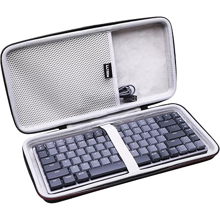 Amazon.com: GEEKRIA 75% Keyboard Case, Hard Shell Travel Carrying Bag ...