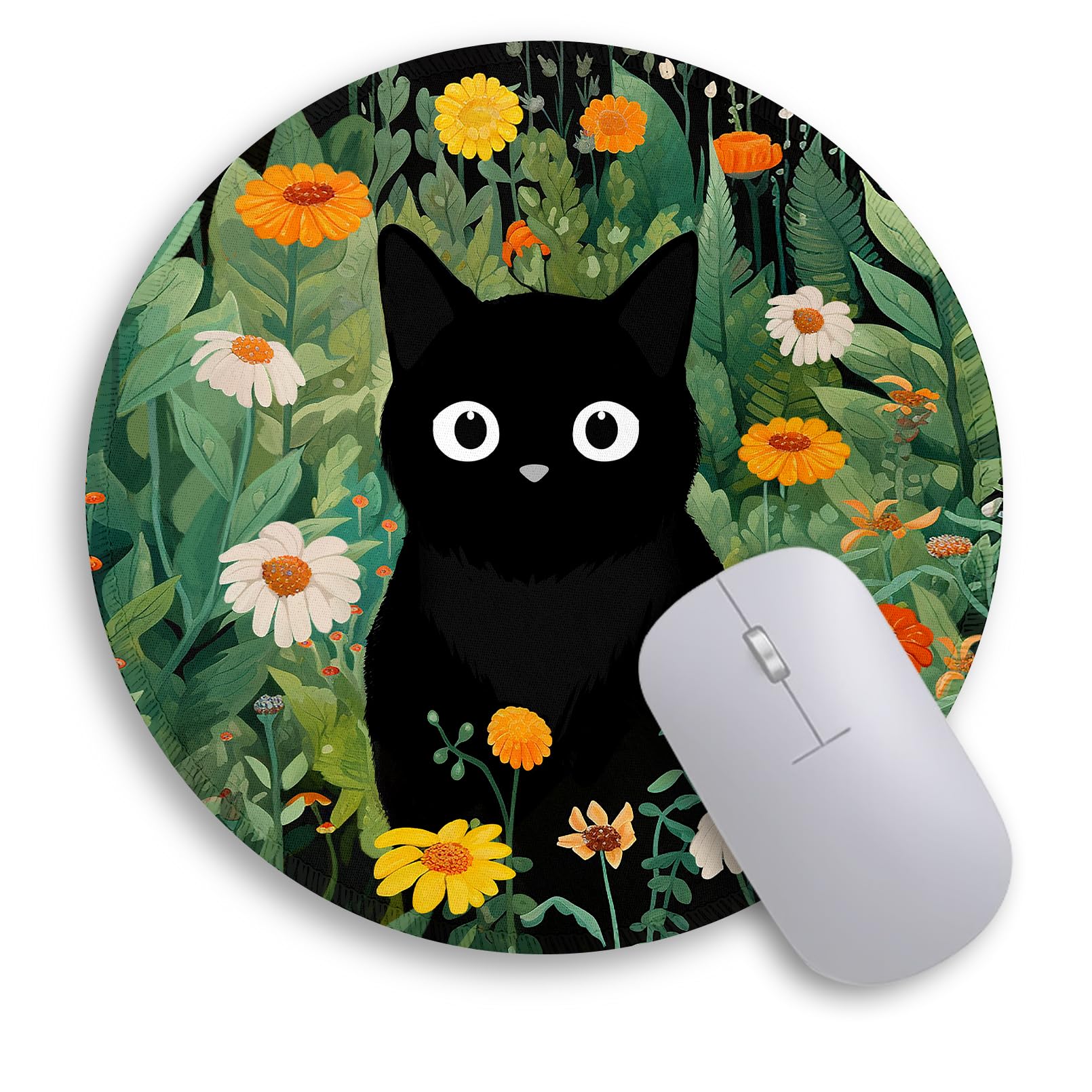 Amazon.com: Immaturus Cat Mouse Pad, Cute Small Mouse Pads for Desk ...