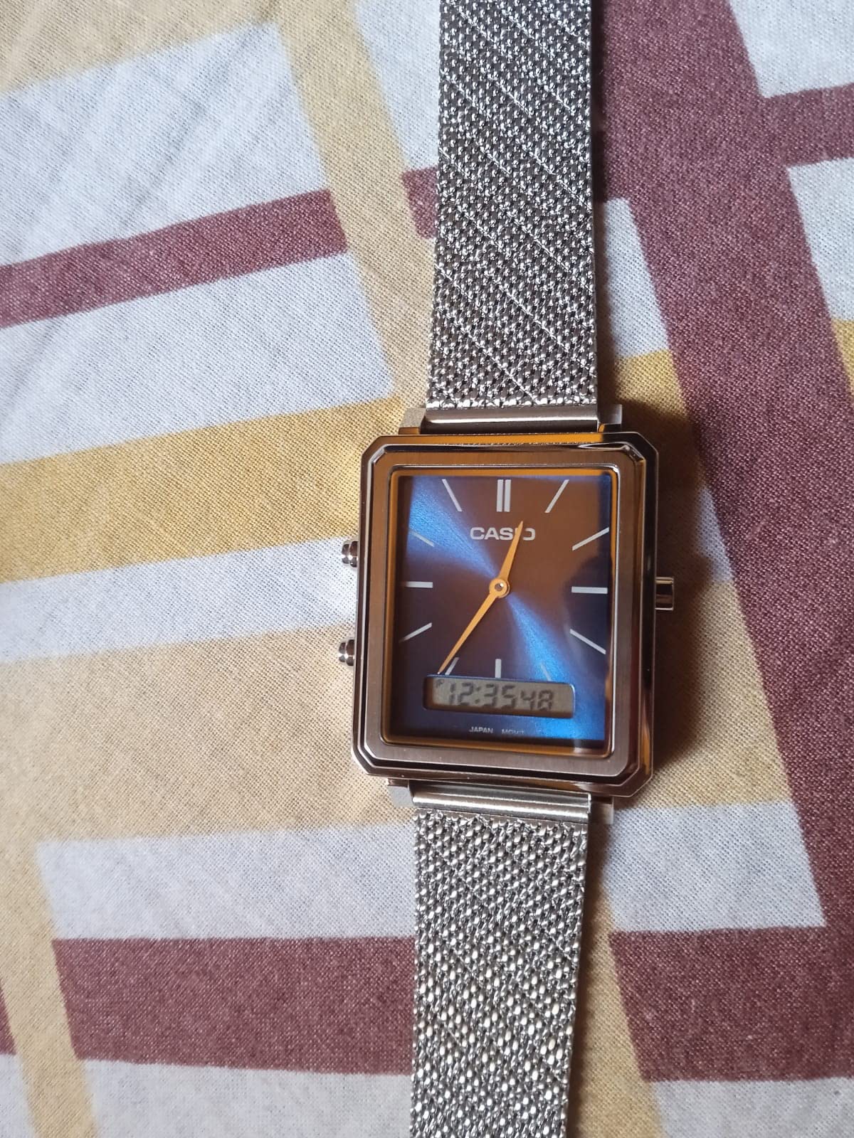 Casio Enticer Men Analog-Digital Blue Dial Men MTP-B205M-2EDF (A2086 ...