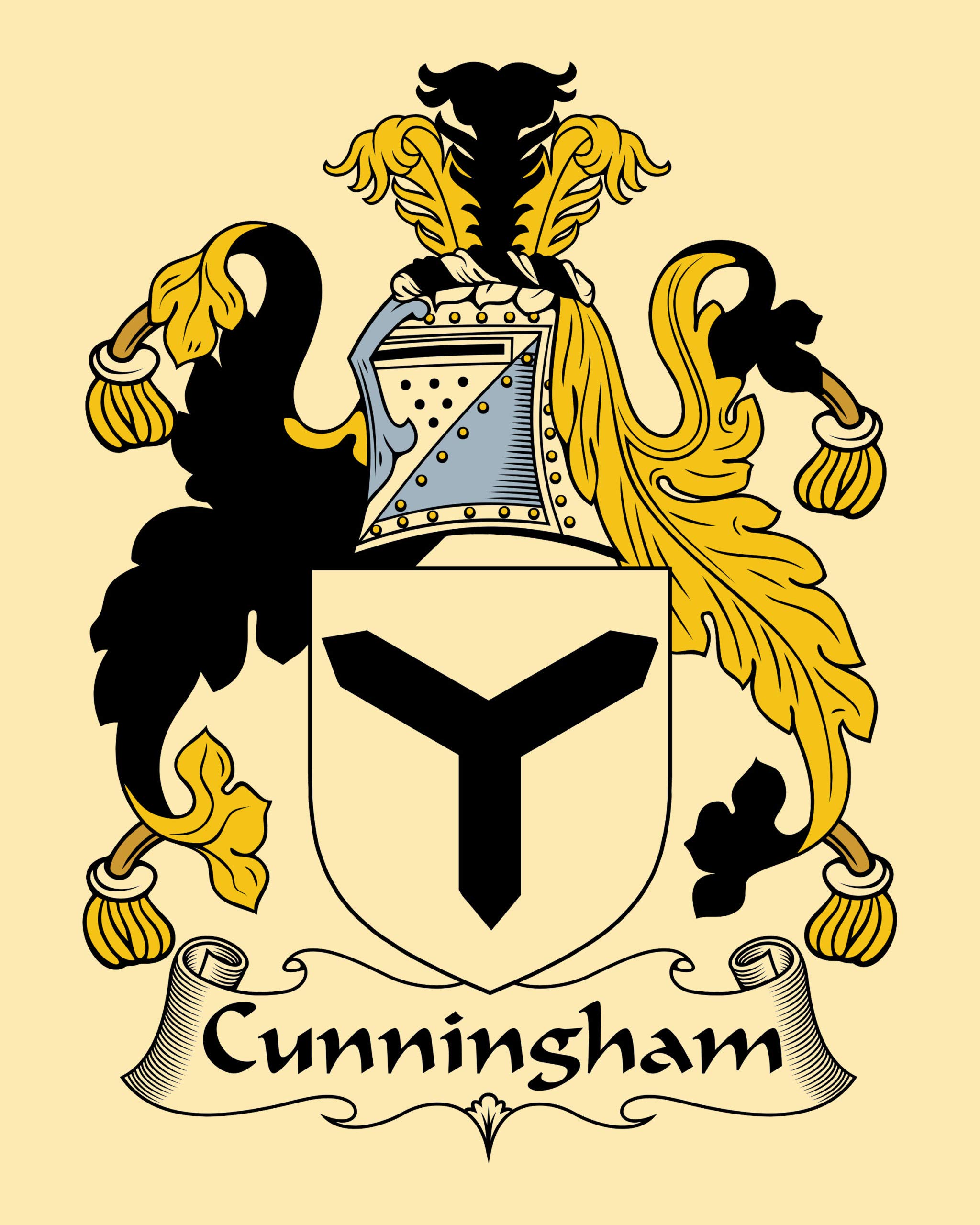 Amazon.com - Carpe Diem Designs Cunningham Coat of Arms/Cunningham ...