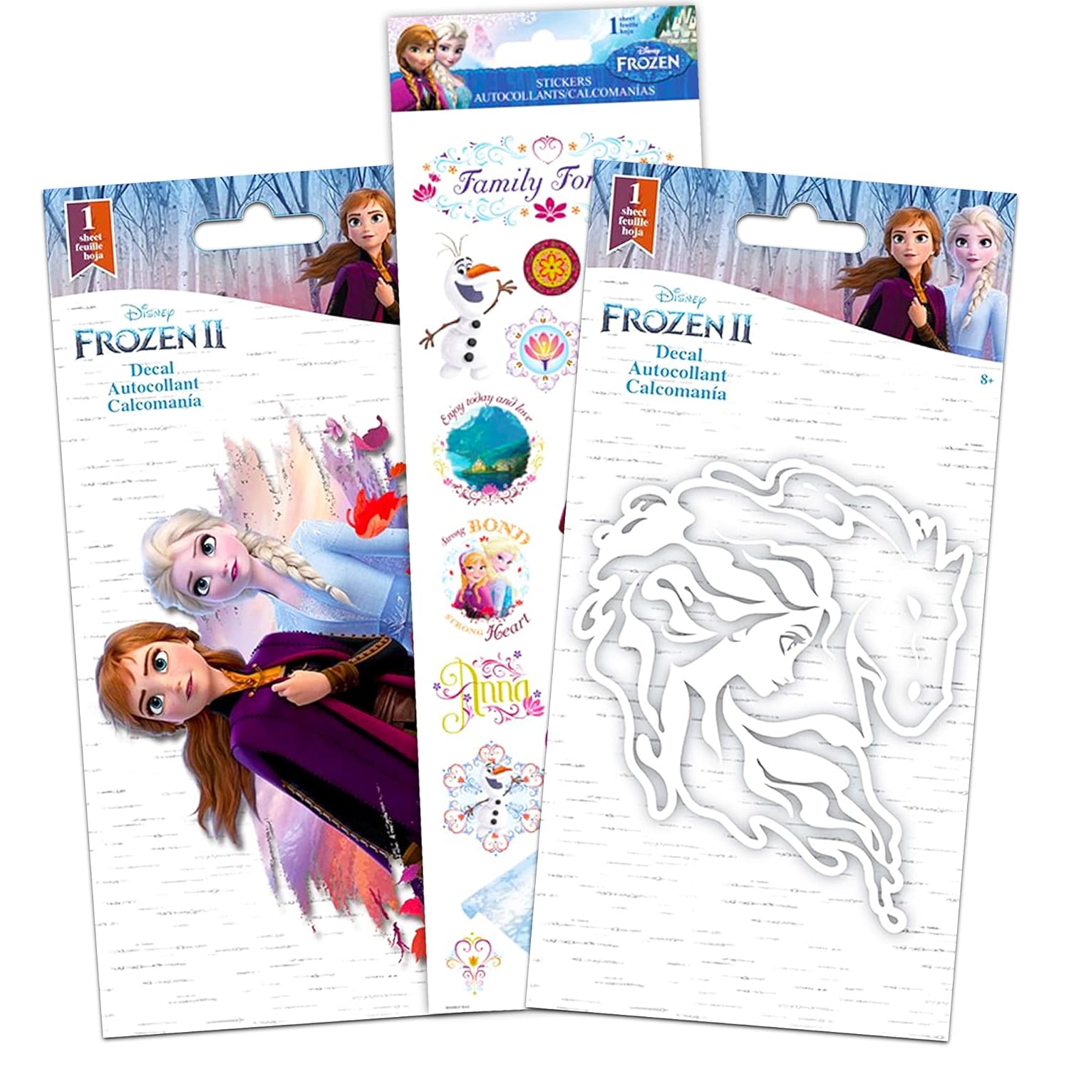 Disney Frozen 2 Decals for Cars Walls Set - Bundle Includes 2 Premium ...