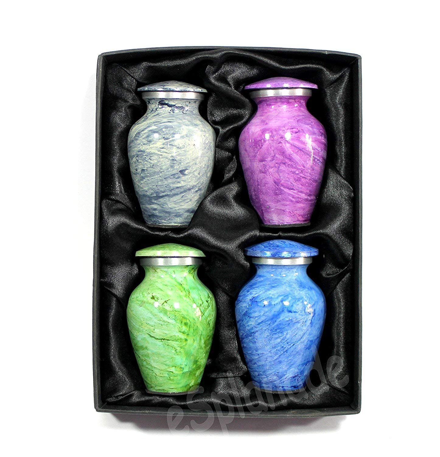 Amazon.com: eSplanade Metal Mini Cremation Urn Keepsake Memorial Jar ...