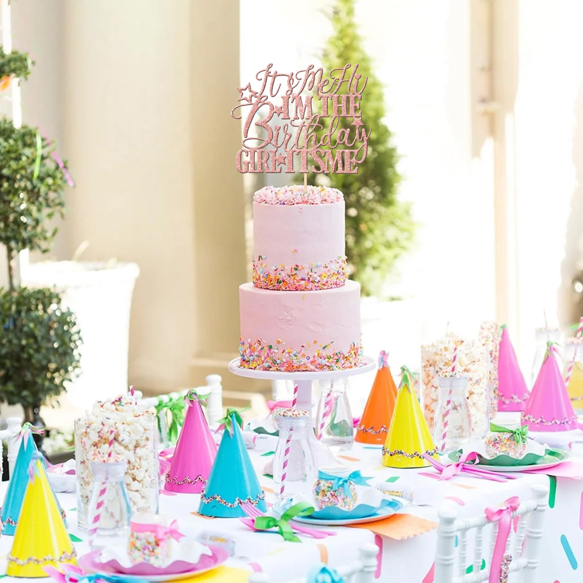 Snapklik.com : 1 PCS Its Me Hi Im The Birthday Girl Its Me Cake Topper ...