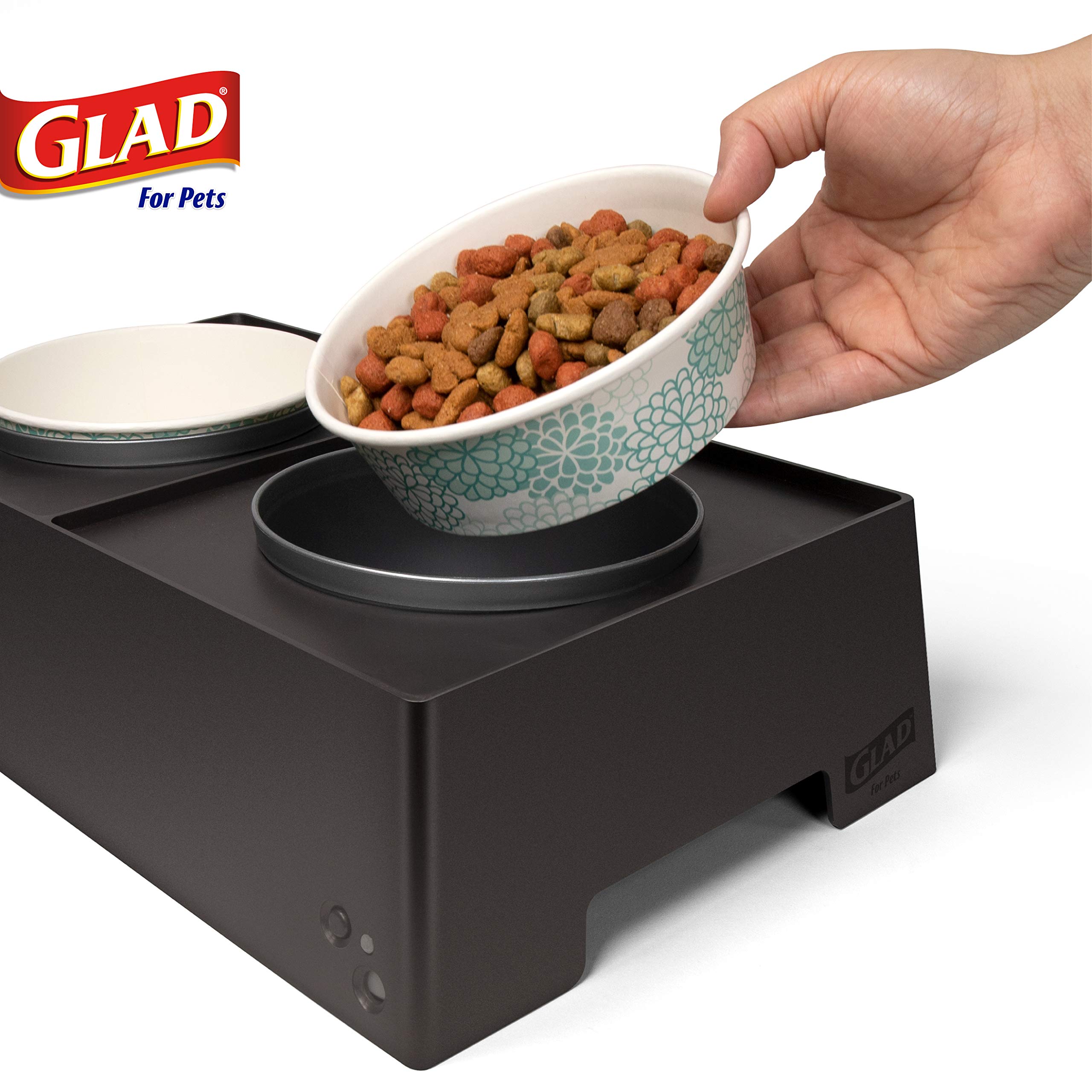 Snapklik.com : Glad For Pets Smart Cycle Adjustable Feeding Station ...