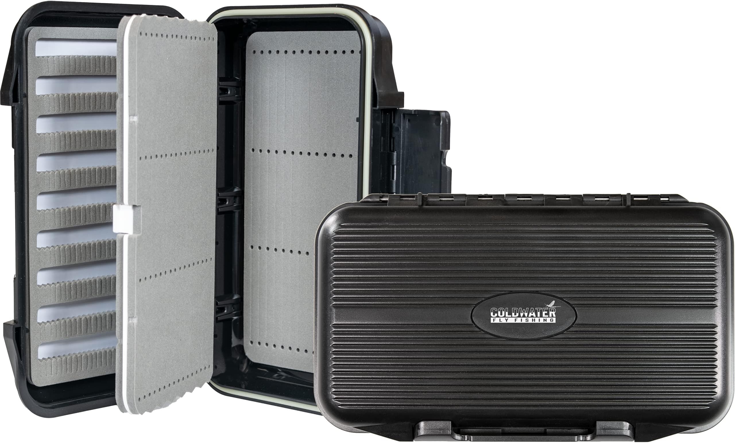 Amazon.com: Double Sided Fly Box w/Swing Leaf - Fly Fishing Box - Ice ...