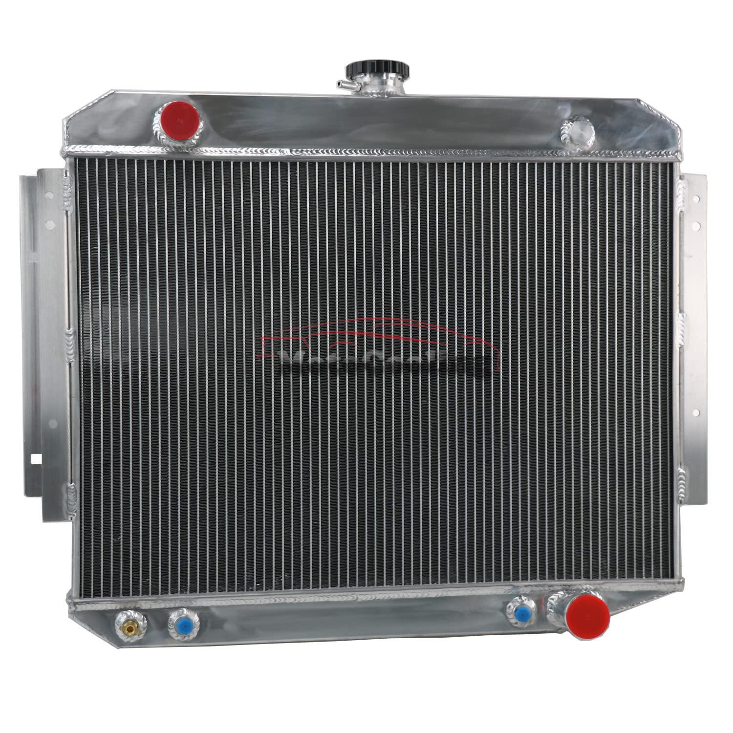 Amazon.com: MotoCooling Aluminum Radiator for 1971-1979 Dodge B100 B200 ...