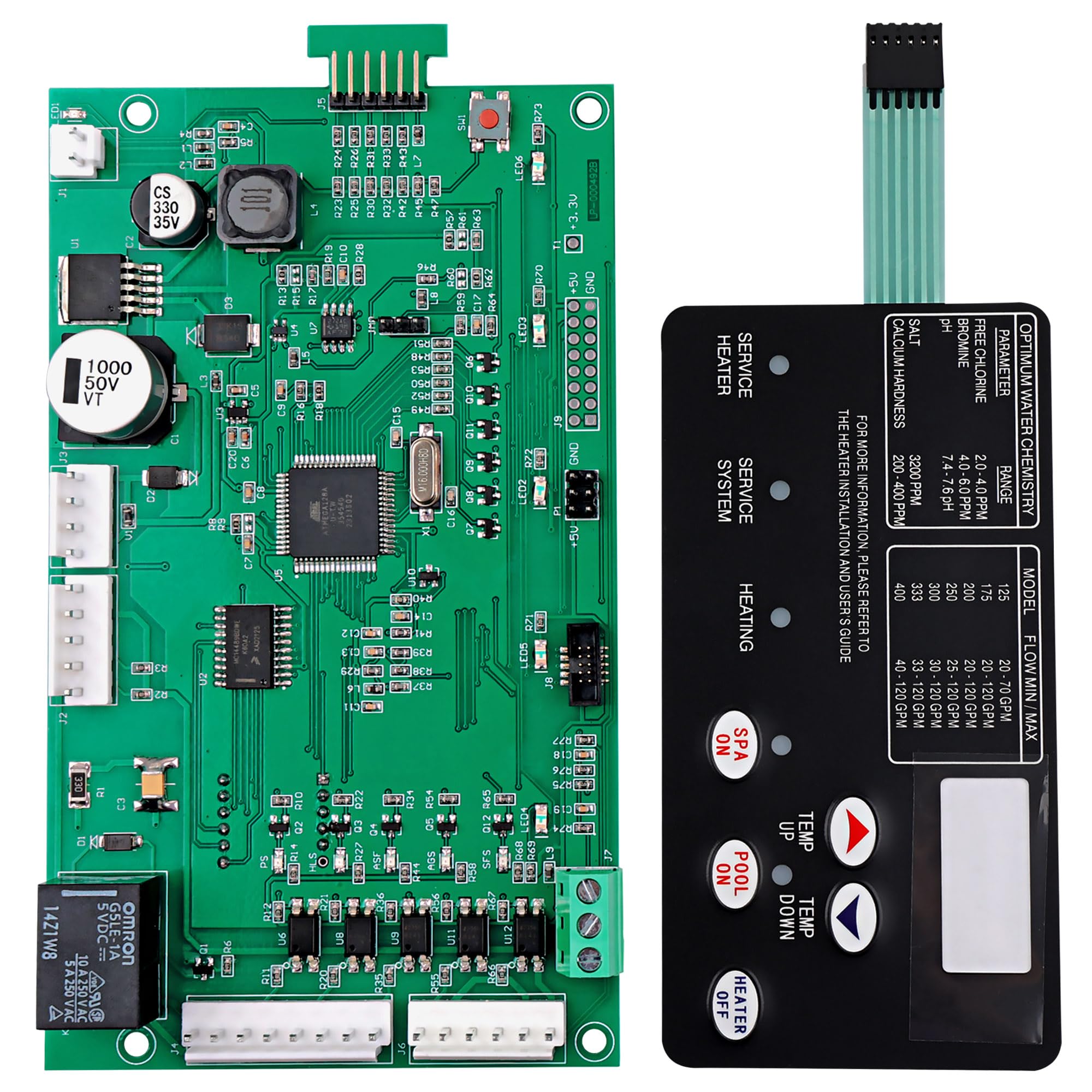 Amazon.com : 42002-0007S Pool Heater Control Board Kit with 472610Z ...