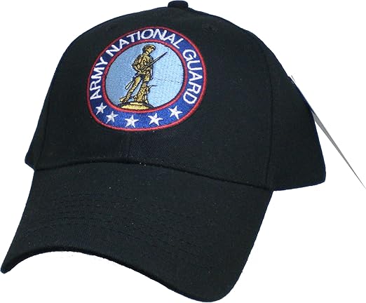 Amazon.com: Army National Guard cap, Black, Adjustable