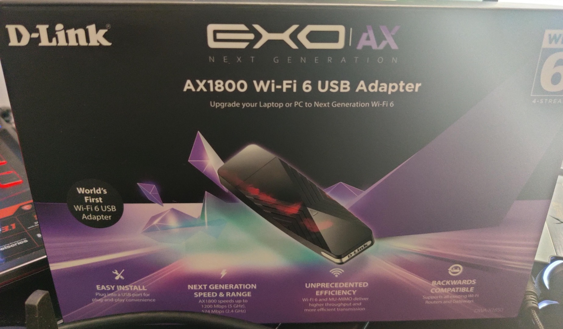$10/mo - Finance D-Link USB WiFi 6 Adapter AX1800 USB 3.0 Dual Band ...